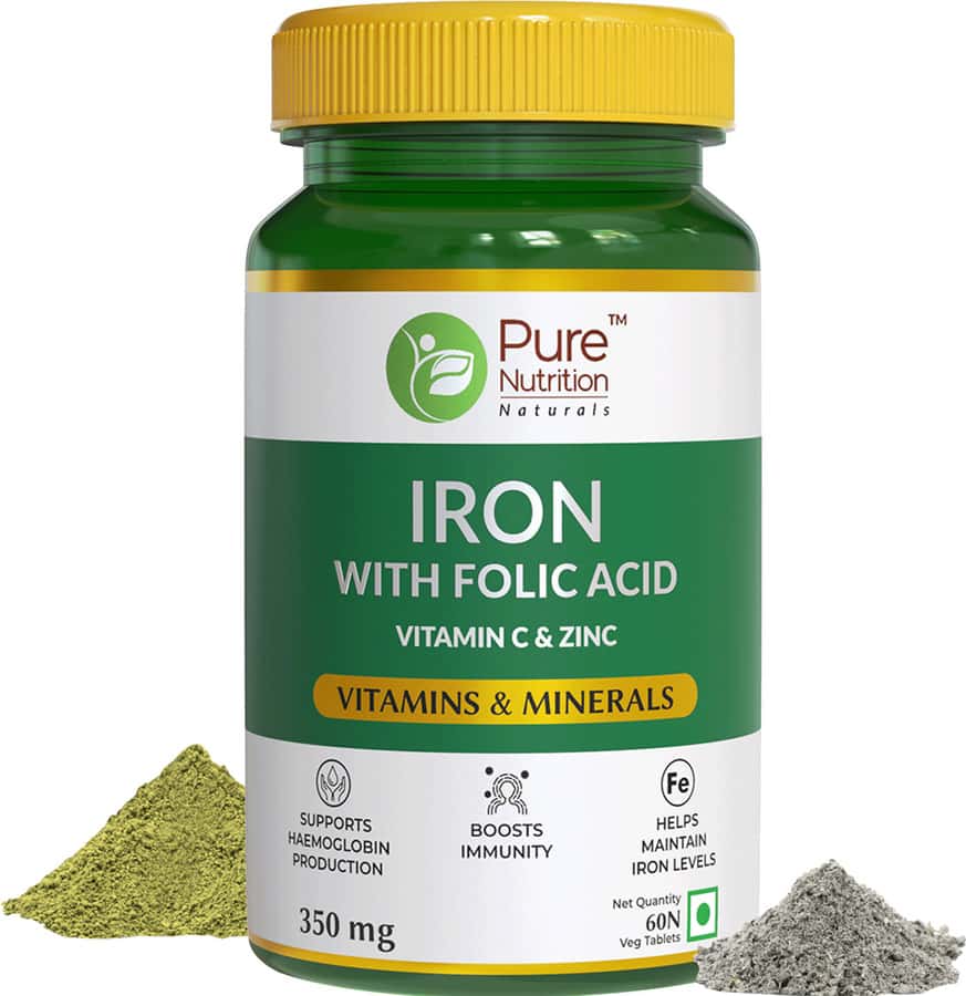 Buy INLIFE IRON FOLIC ACID SUPPLEMENT (60 TABLETS) Online & Get Upto 60 ...