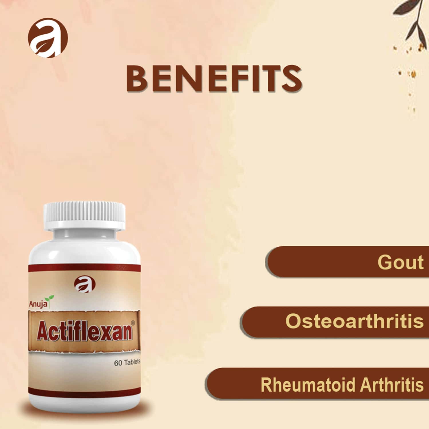 Buy ANUJA ACTIFLEXAN TABLET-60 TAB (PACK OF 2) Online & Get Upto 60% ...