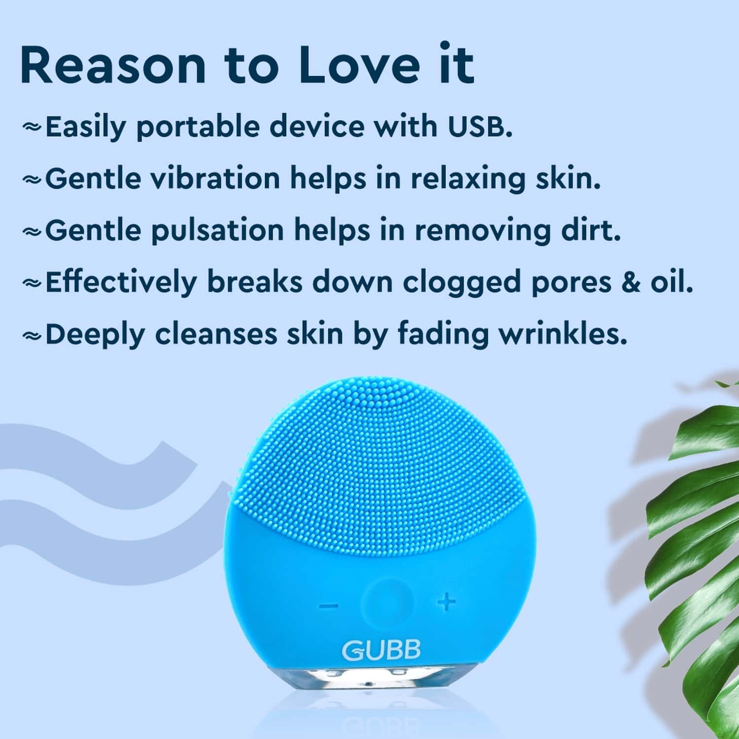 Buy GUBB FACIAL CLEANSING MASSAGER BRUSH WITH USB Online & Get Upto 60% ...