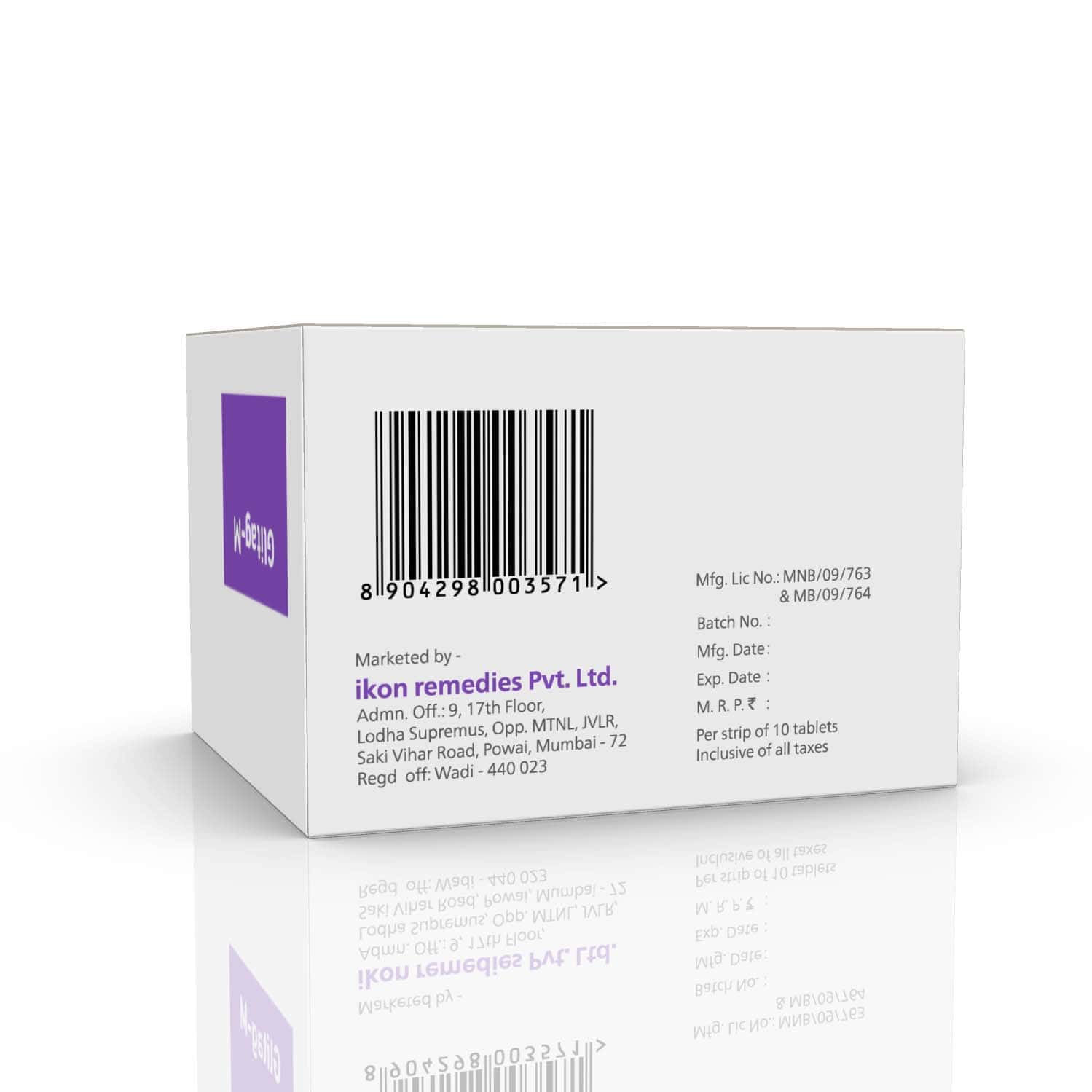 Buy Glitag M Strip Of 10 Tablets Online at Flat 15% OFF | PharmEasy