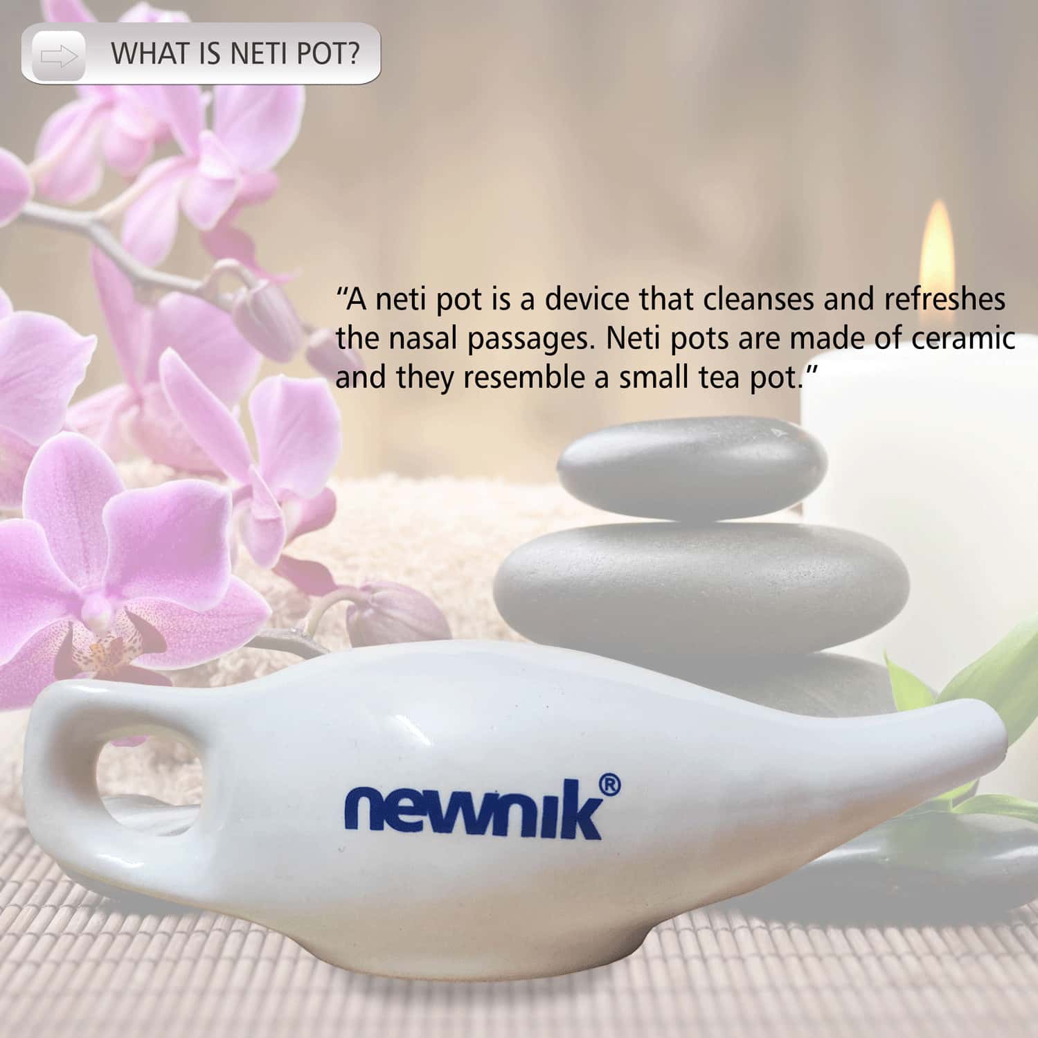 Buy NEWNIK NP101 NETI POT CERAMIC Online & Get Upto 60% OFF at PharmEasy