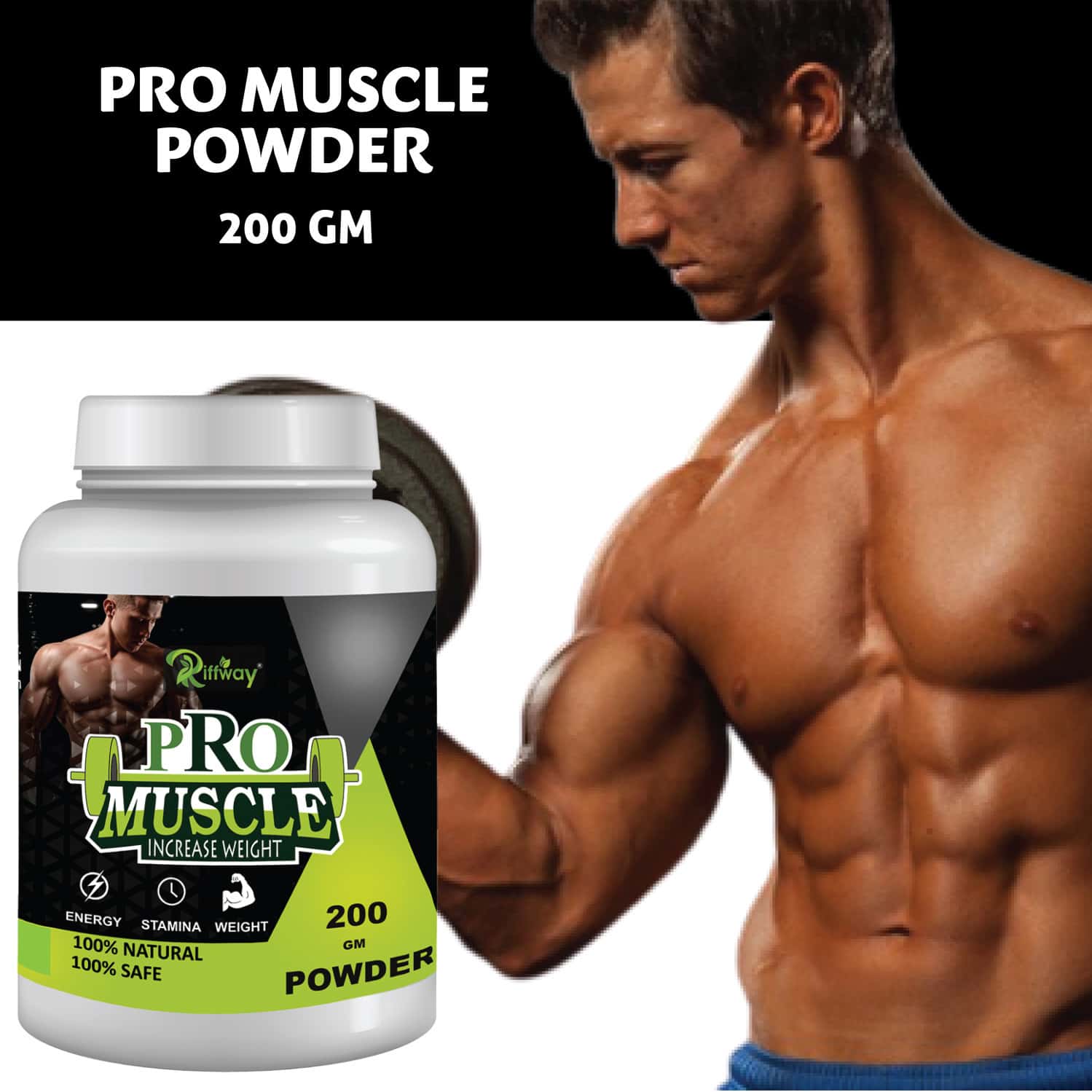 Buy RIFFWAY PRO MUSCLES WEIGHT GAIN POWDER | STRENGTHEN YOUR IMMUNE ...