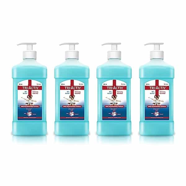 Buy TRI-ACTIV HAND RUB 500ML | PACK OF 4 Online & Get Upto 60% OFF at ...