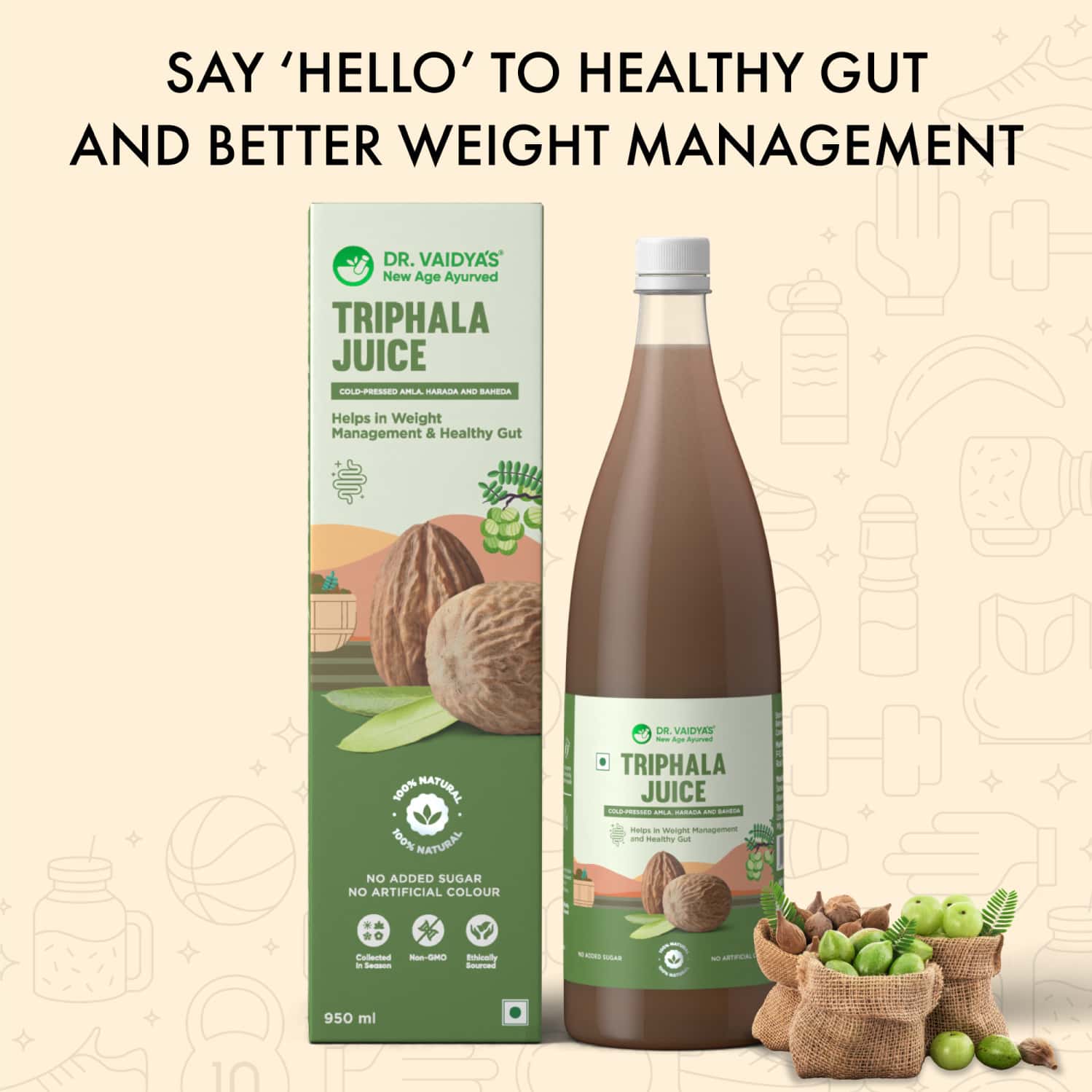 Buy DR. VAIDYA'S TRIPHALA JUICE -950ML PACK OF 3 Online & Get Upto 60% ...