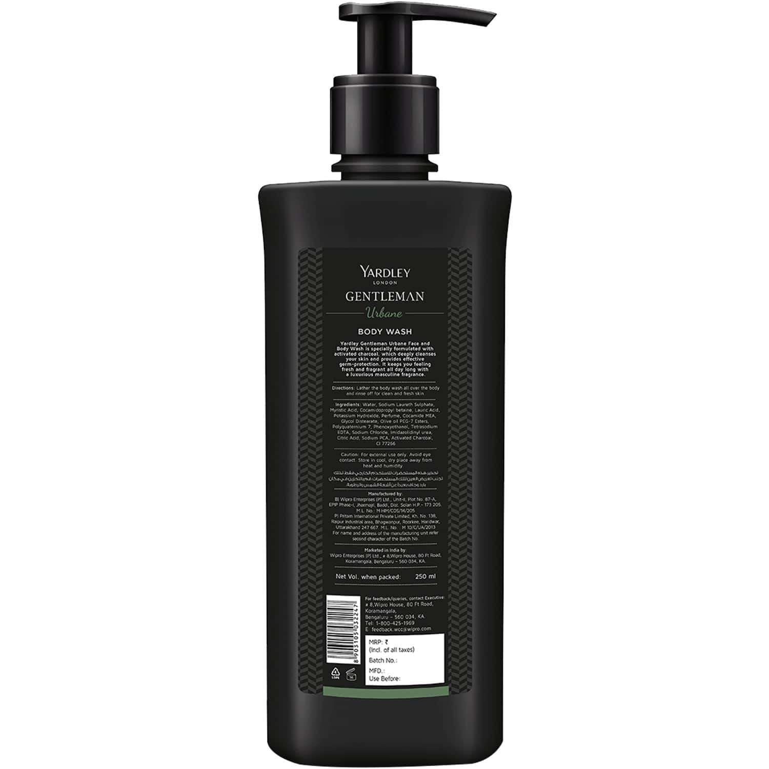 Buy YARDLEY LONDON GENTLEMAN URBANE BODY WASH FOR MEN - 250ML Online ...