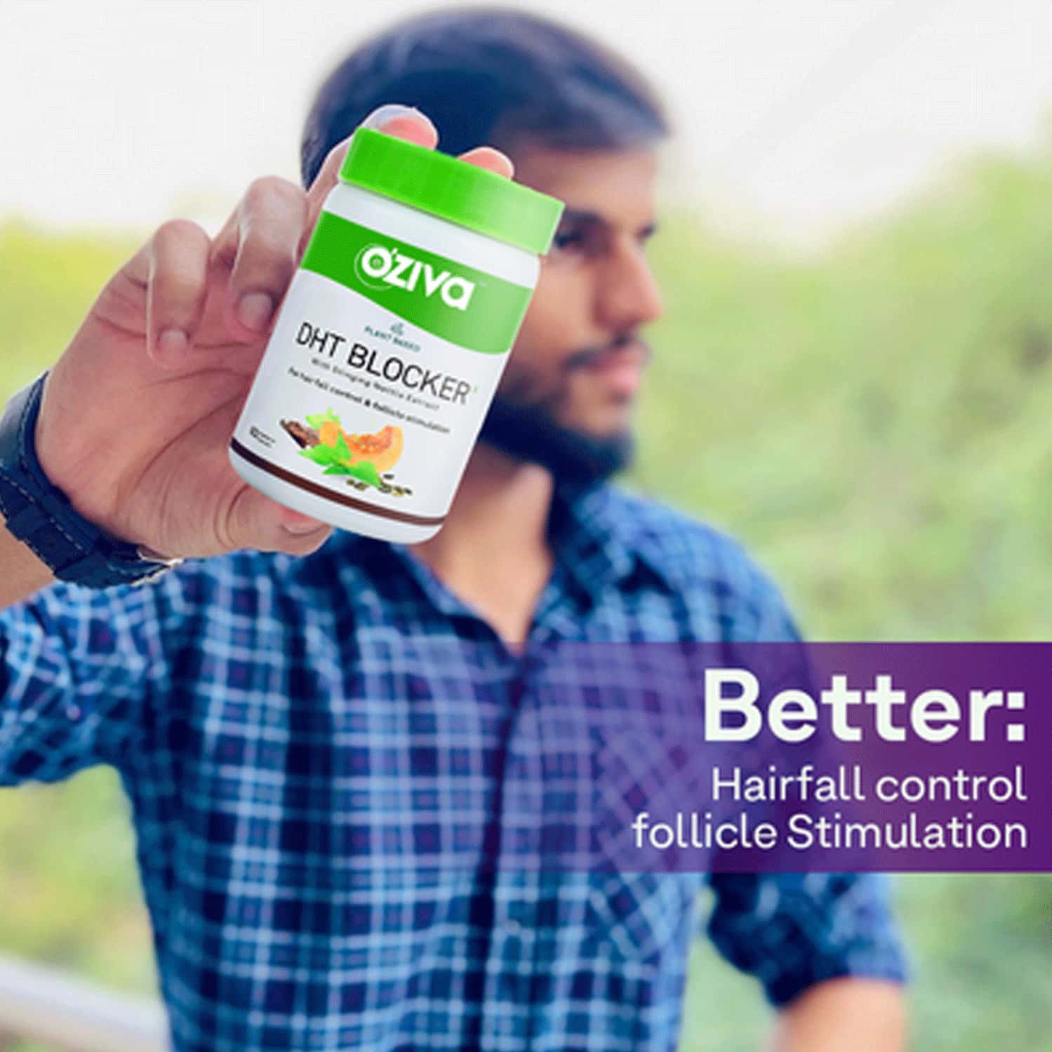 Buy OZIVA PLANT BASED DHT BLOCKER CAPSULES(60 CAPSULES) Online & Get ...