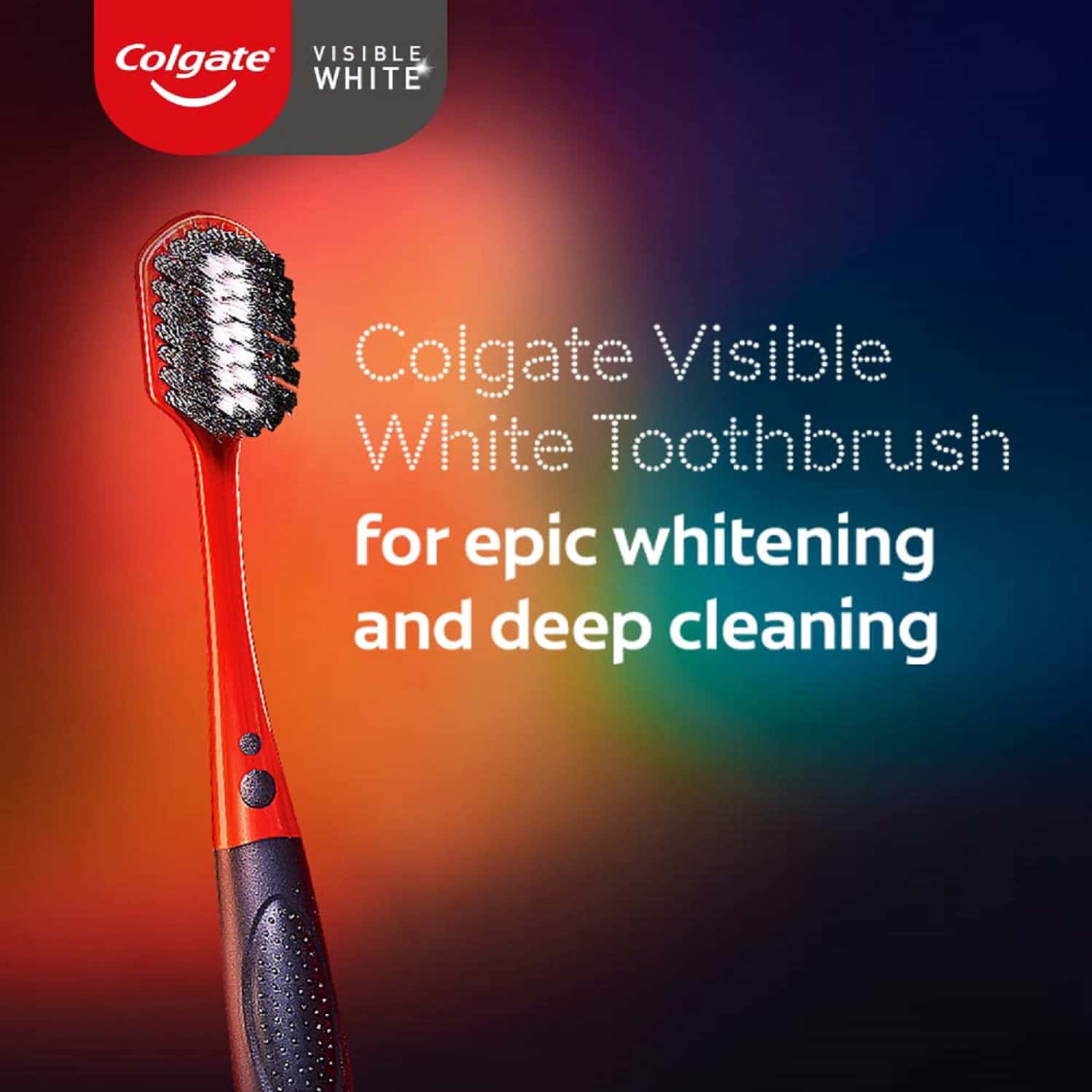 Buy COLGATE VISIBLE WHITE O2 MANUAL TOOTHBRUSH - 2 PCS, HELPS PREVENT ...