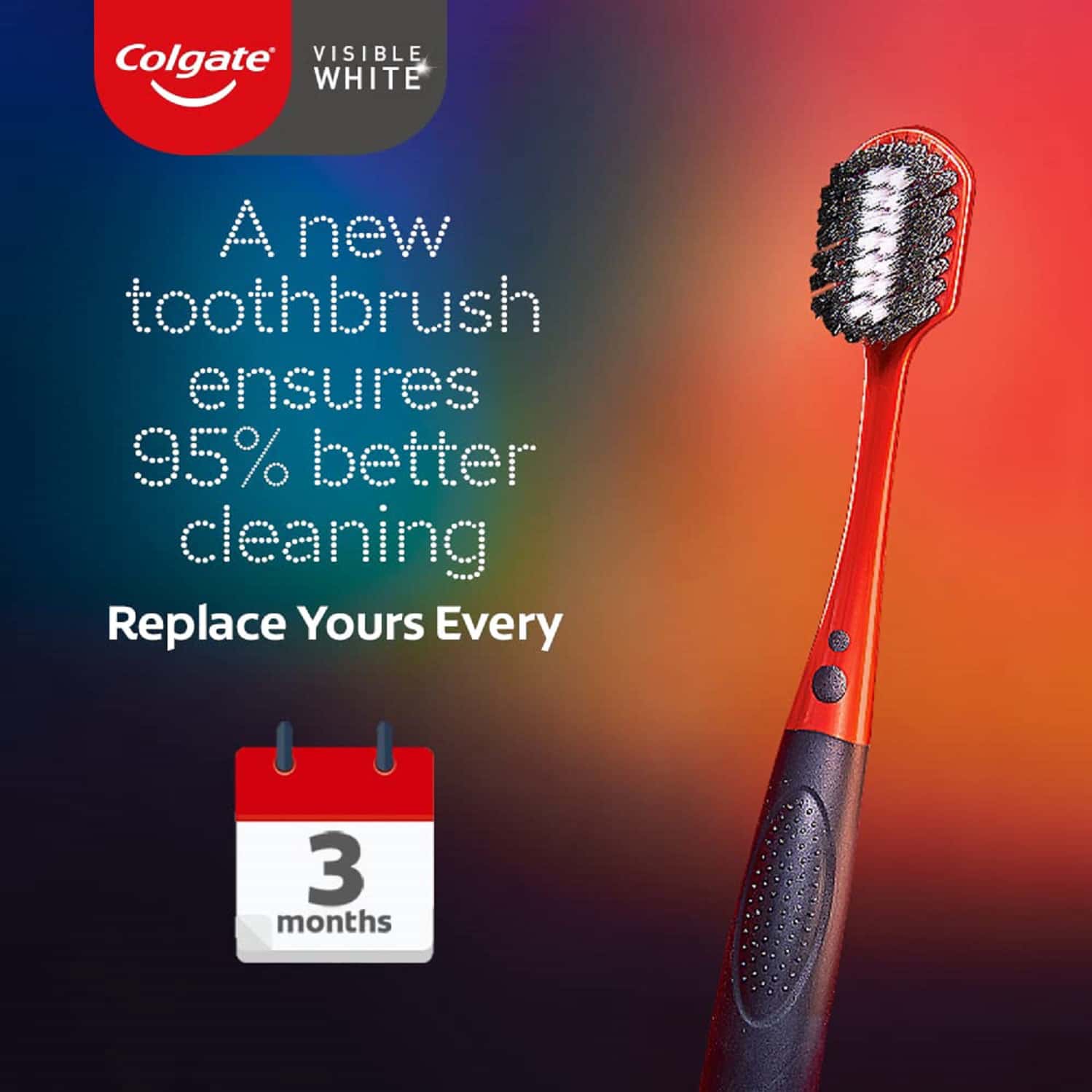 Buy COLGATE VISIBLE WHITE O2 MANUAL TOOTHBRUSH - 2 PCS, HELPS PREVENT ...