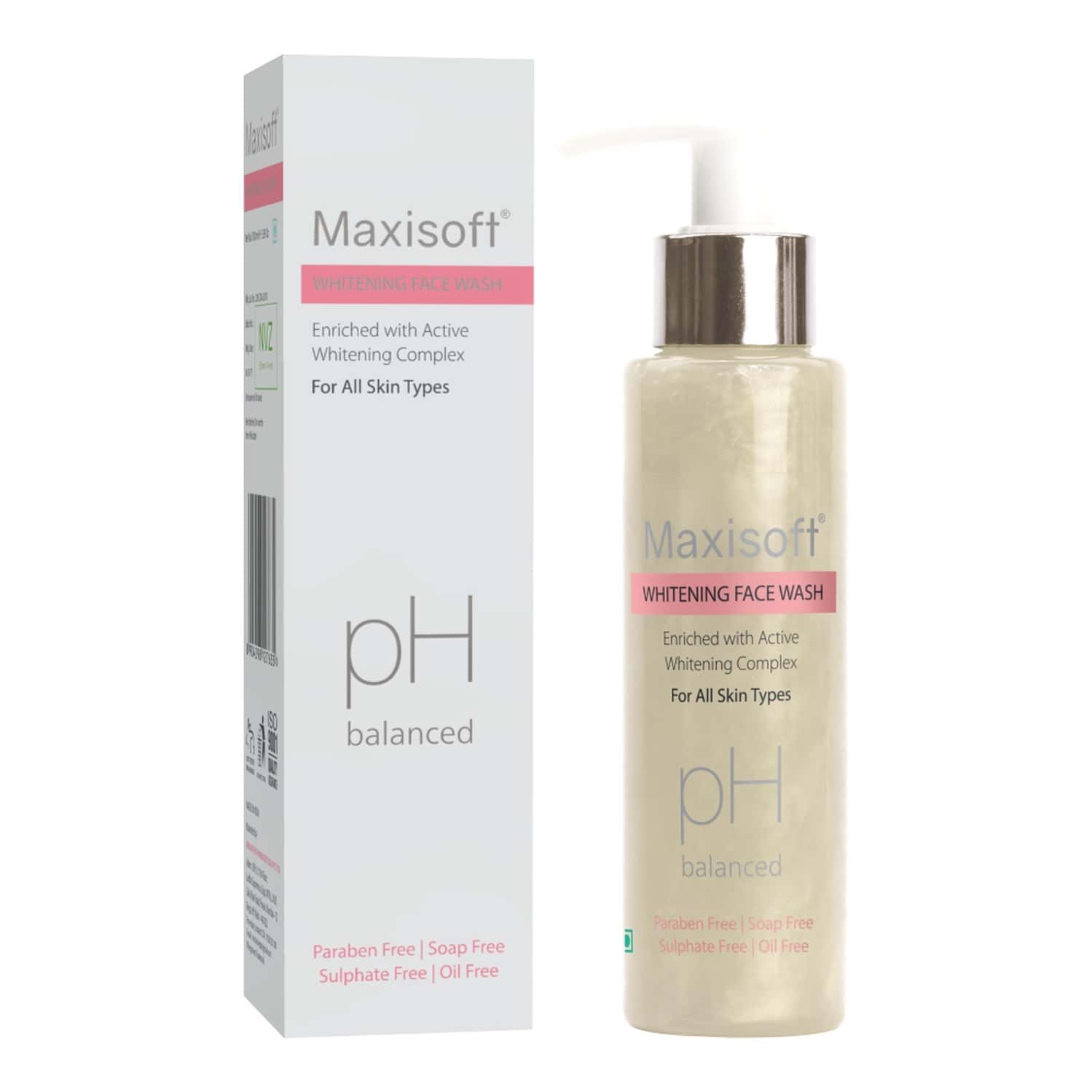 Buy MAXISOFT WHITENING FACE WASH (100 ML - PACK OF 3) Online & Get Upto ...