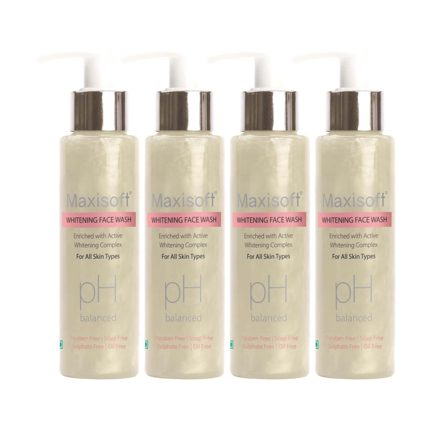 Buy MAXISOFT WHITENING FACE WASH 100 ML | BEARBERRY & GREEN TEA ...