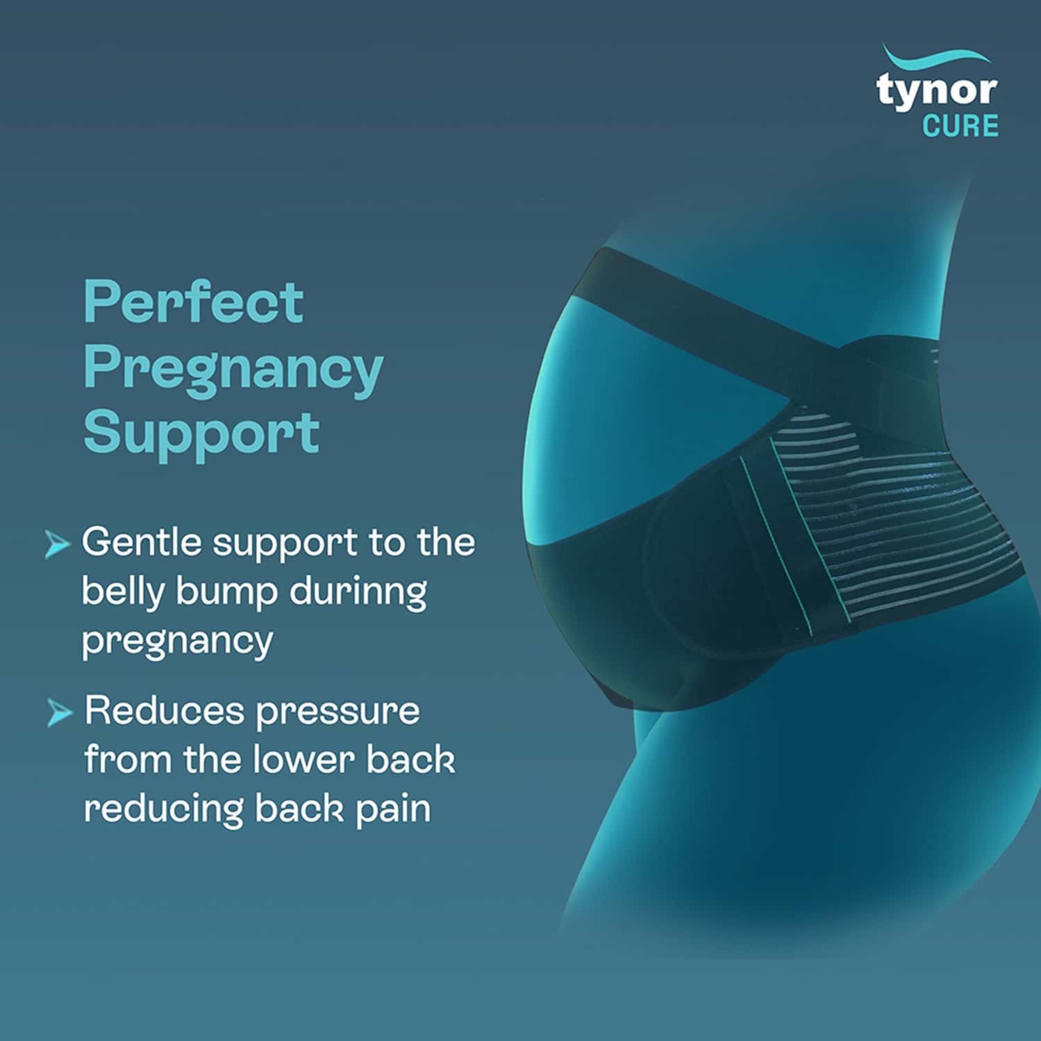 Buy TYNOR PREGNANCY SUPPORT, BLACK, LARGE, 1 UNIT Online & Get Upto 60% ...
