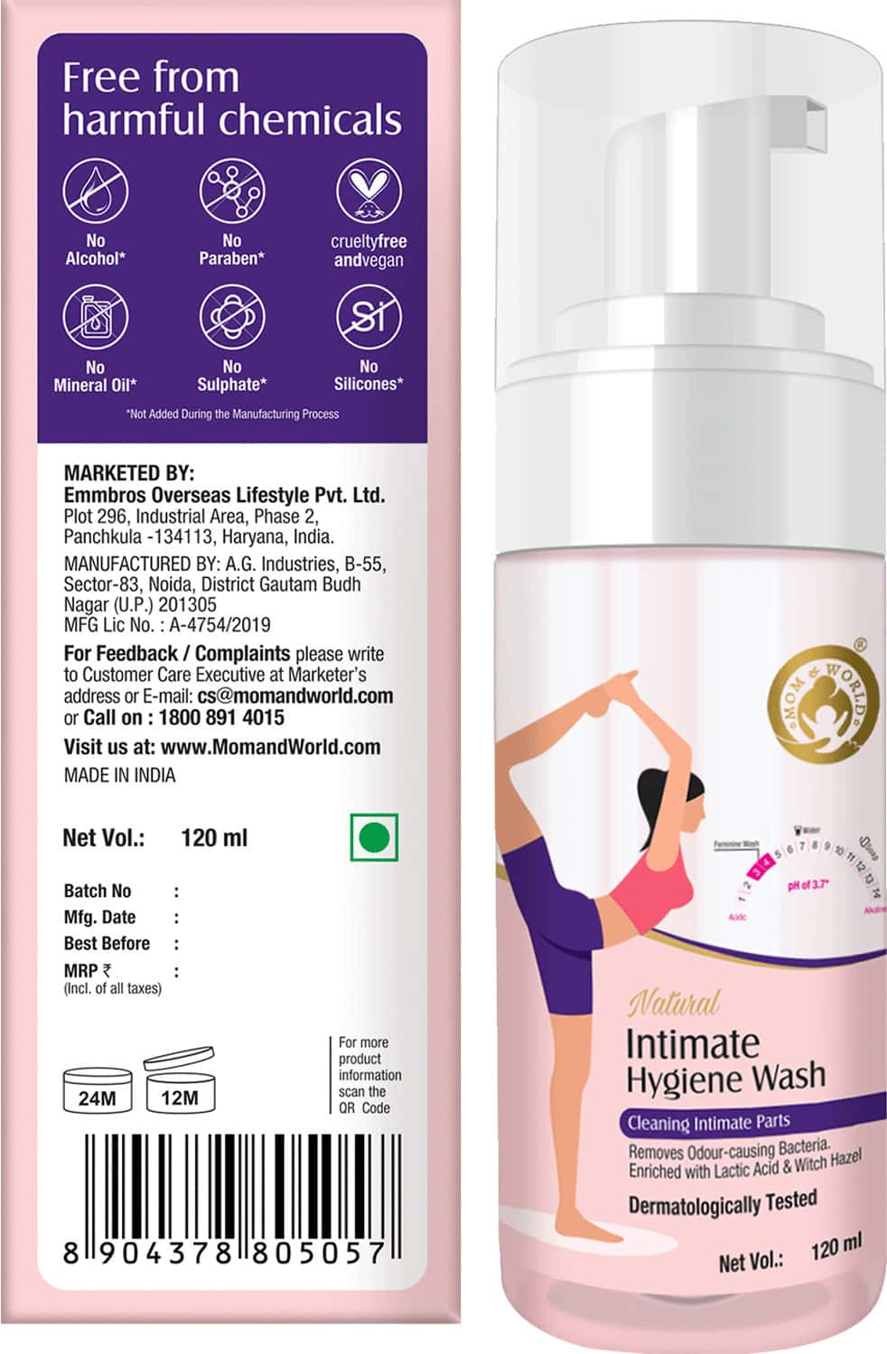 Buy MOM & WORLD REUSABLE MENSTRUAL CUP (MEDIUM) + HYGIENE INTIMATE ...