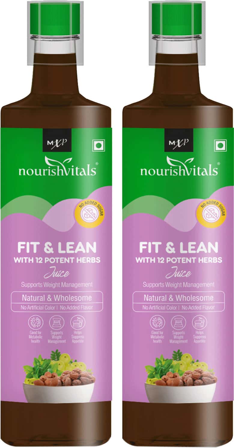 Buy NOURISHVITALS FIT & LEAN JUICE 12 POTENT WEIGHT MANAGEMENT NO ...