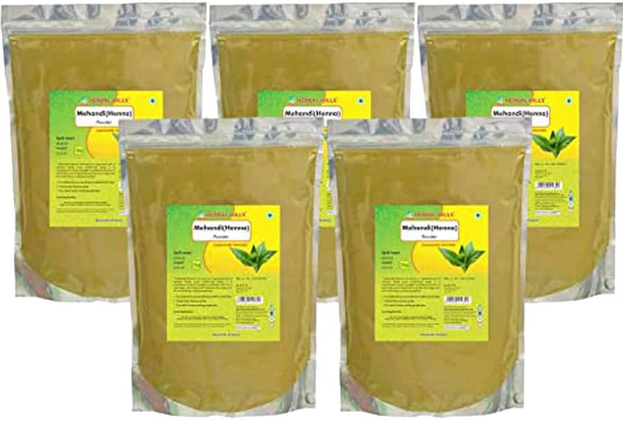 Buy HERBAL HILLS MEHANDI POWDER - 1 KG POWDER - PACK OF 4 - HERBAL ...
