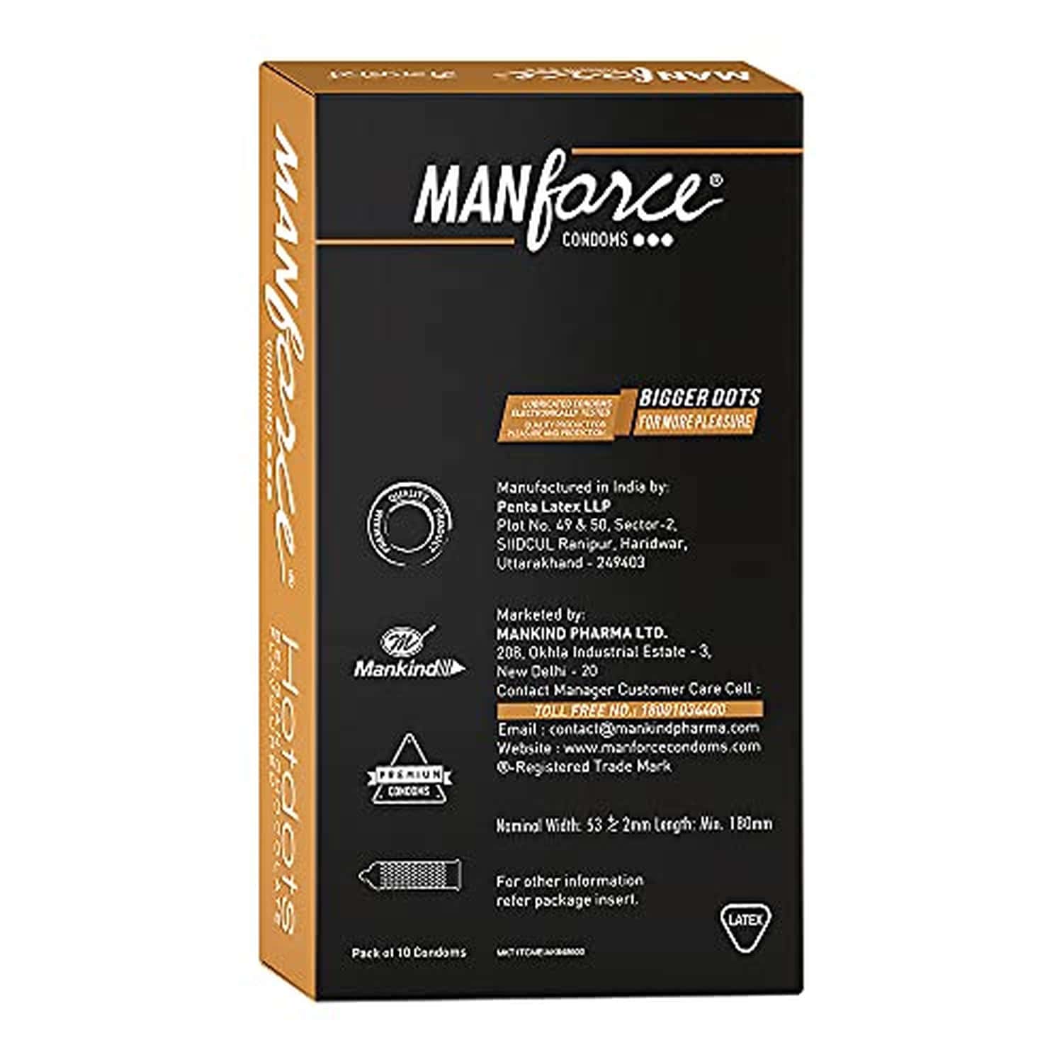 Buy MANFORCE PREMIUM CONDOMS (HOTDOTS BELGIAN CHOCOLATE & COCKTAIL ...