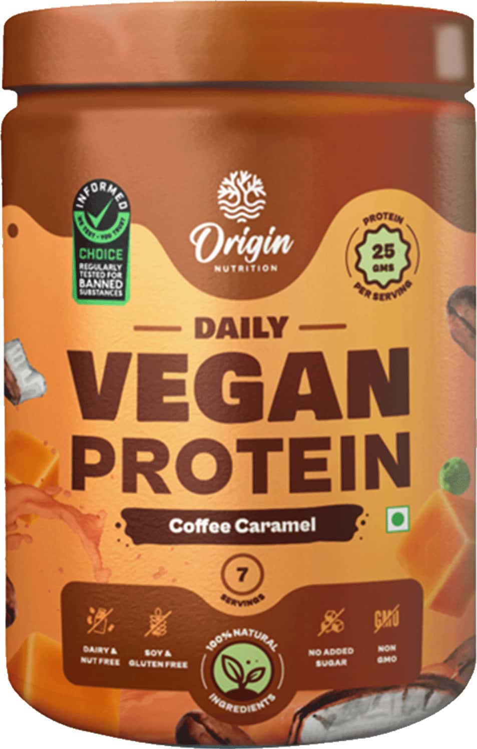Buy ORIGIN NUTRITION 100% NATURAL VEGAN PLANT PROTEIN POWDER GMO JAIN 7 SERVINGS 258G Online ...