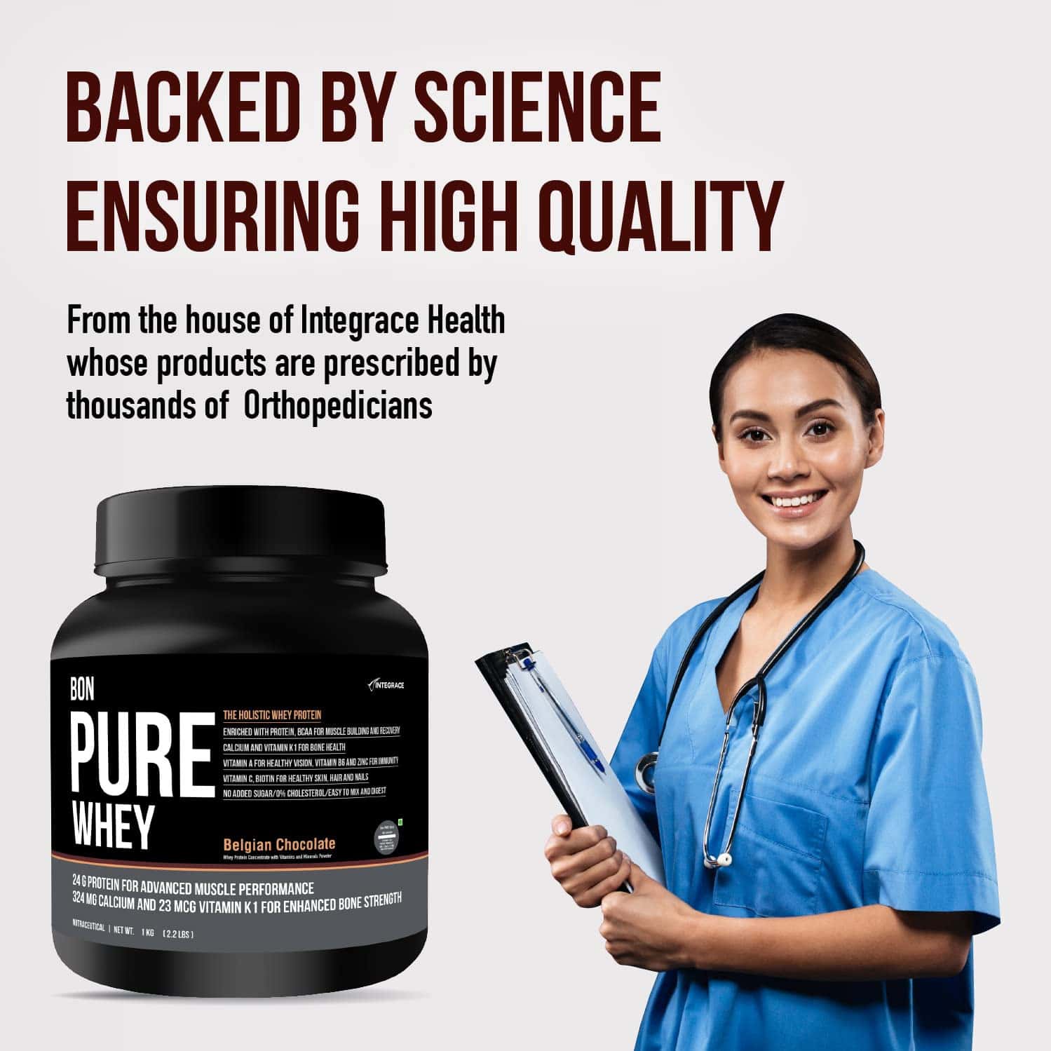 Buy BON PURE WHEY|HOLISTIC WHEY PROTEIN|ESSENTIAL PROTEIN, BCAA ...