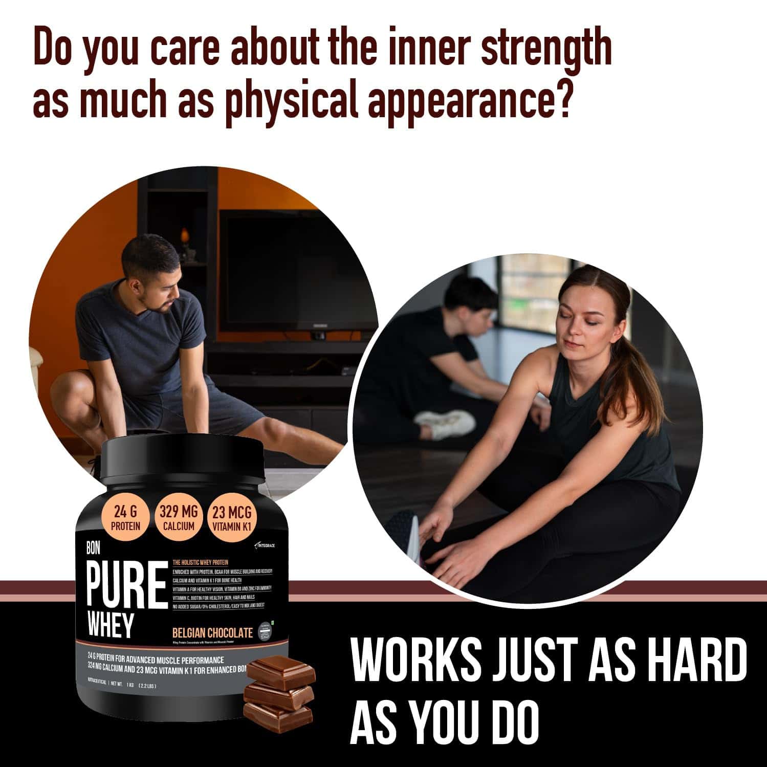 Buy BON PURE WHEY|HOLISTIC WHEY PROTEIN|ESSENTIAL PROTEIN, BCAA ...