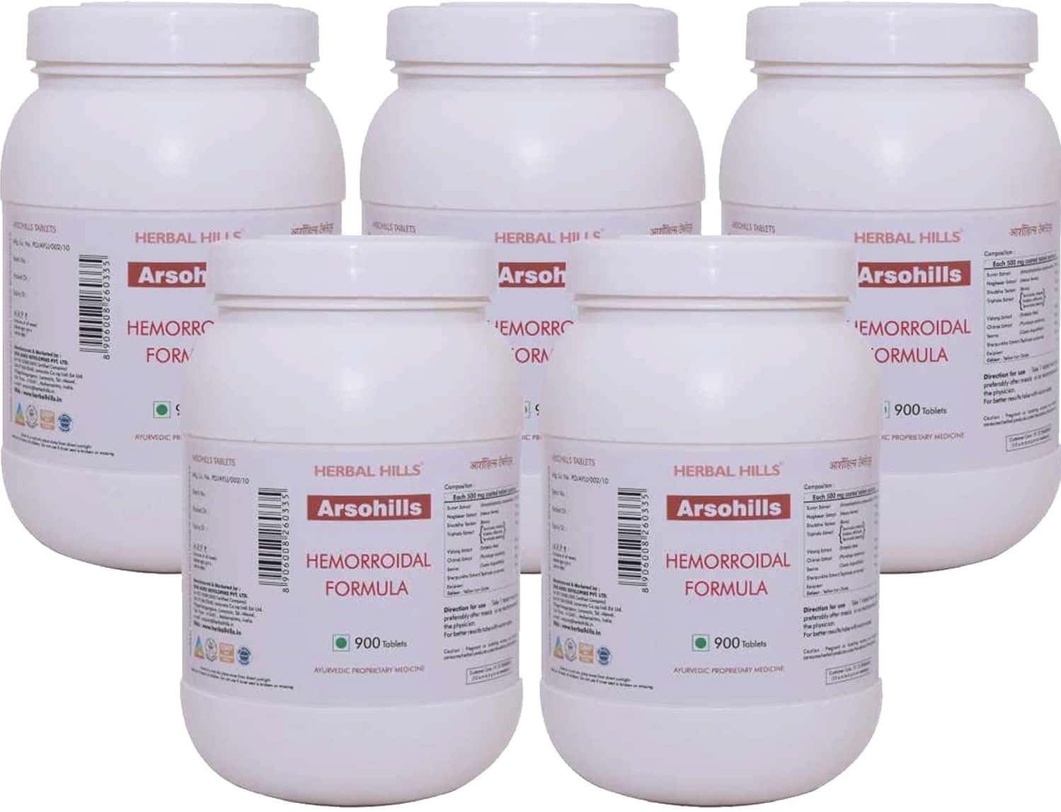 Buy HERBAL HILLS ARSOHILLS 60 TABLETS - PACK OF 5 Online & Get Upto 60% ...