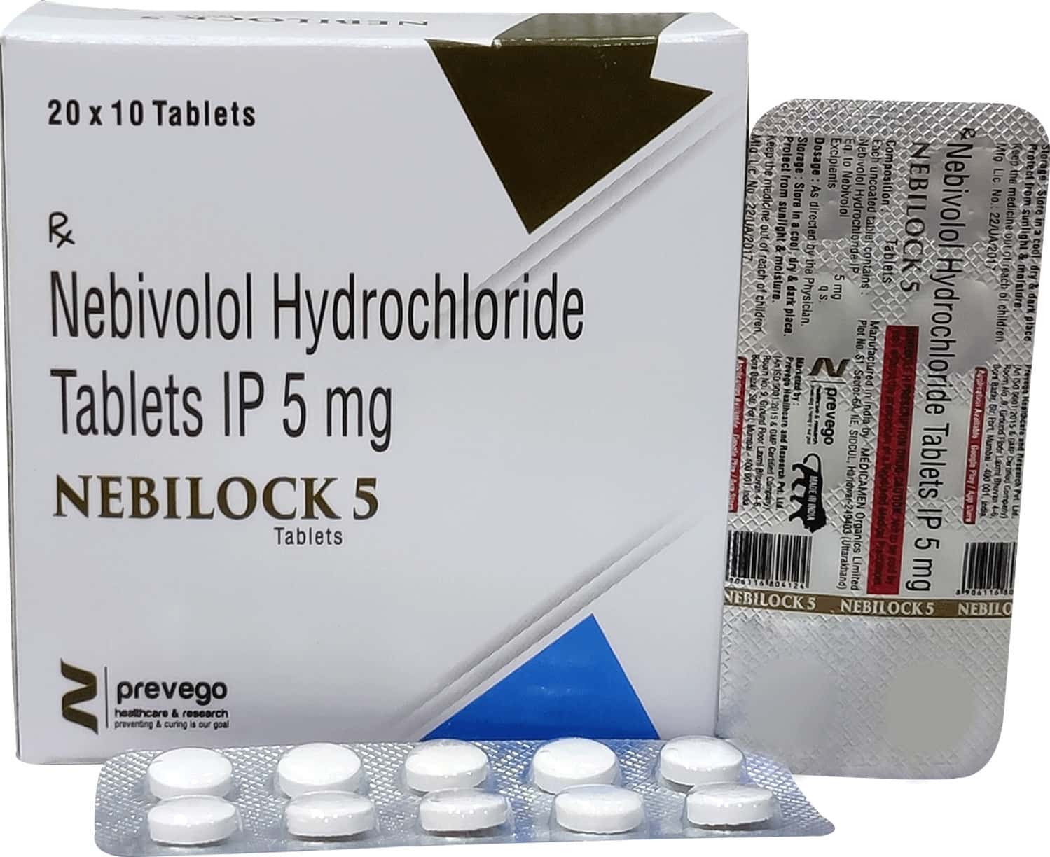 Nebilock 5 MG Tablet (10): Uses, Side Effects, Price & Dosage | PharmEasy