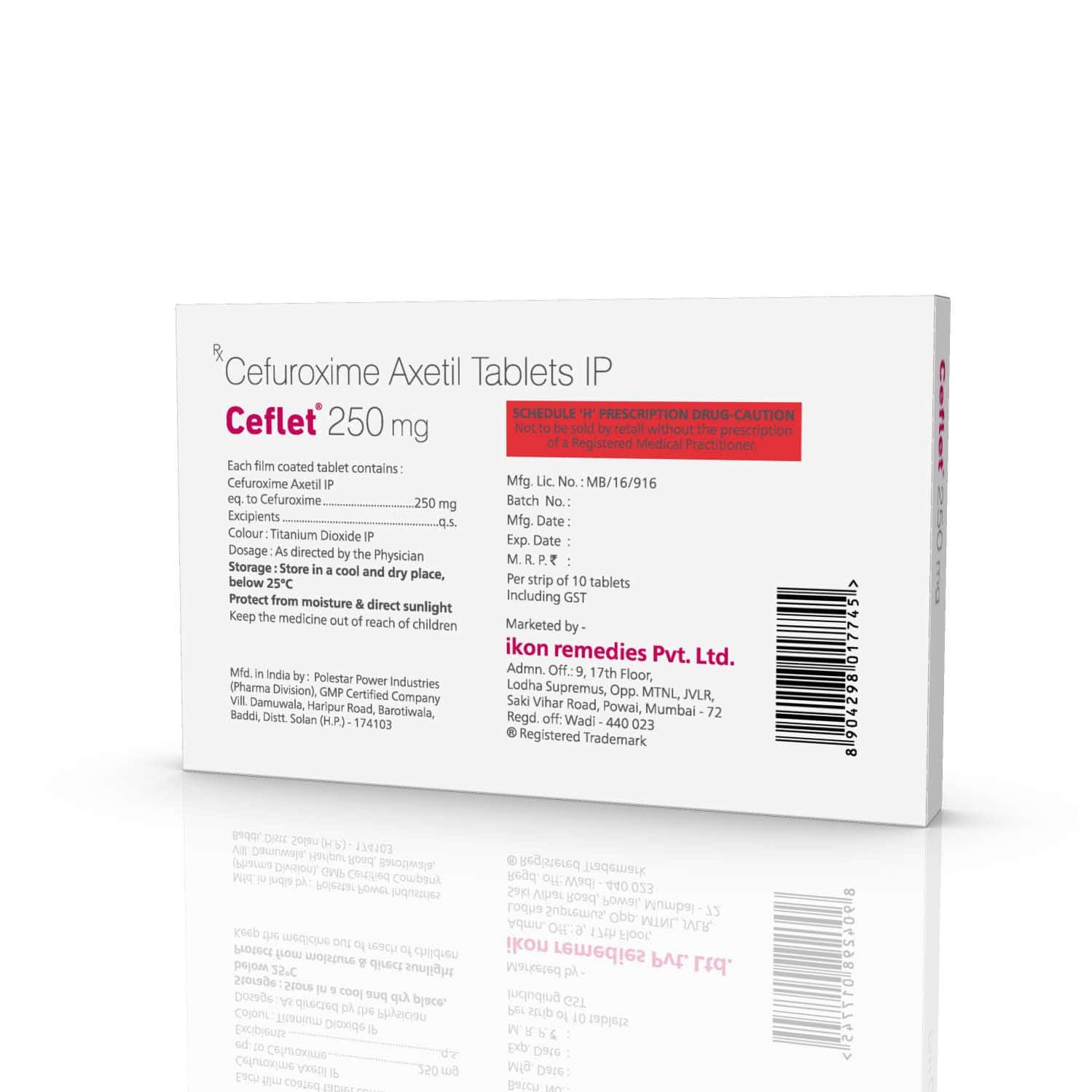 Ceflet 250 MG Tablet (10): Uses, Side Effects, Price & Dosage | PharmEasy