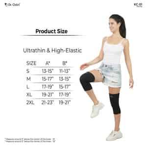 Buy DR. ODIN KC-01 KNEE CAP WITH 4-WAY STRETCH TECHNOLOGY - KNEE ...