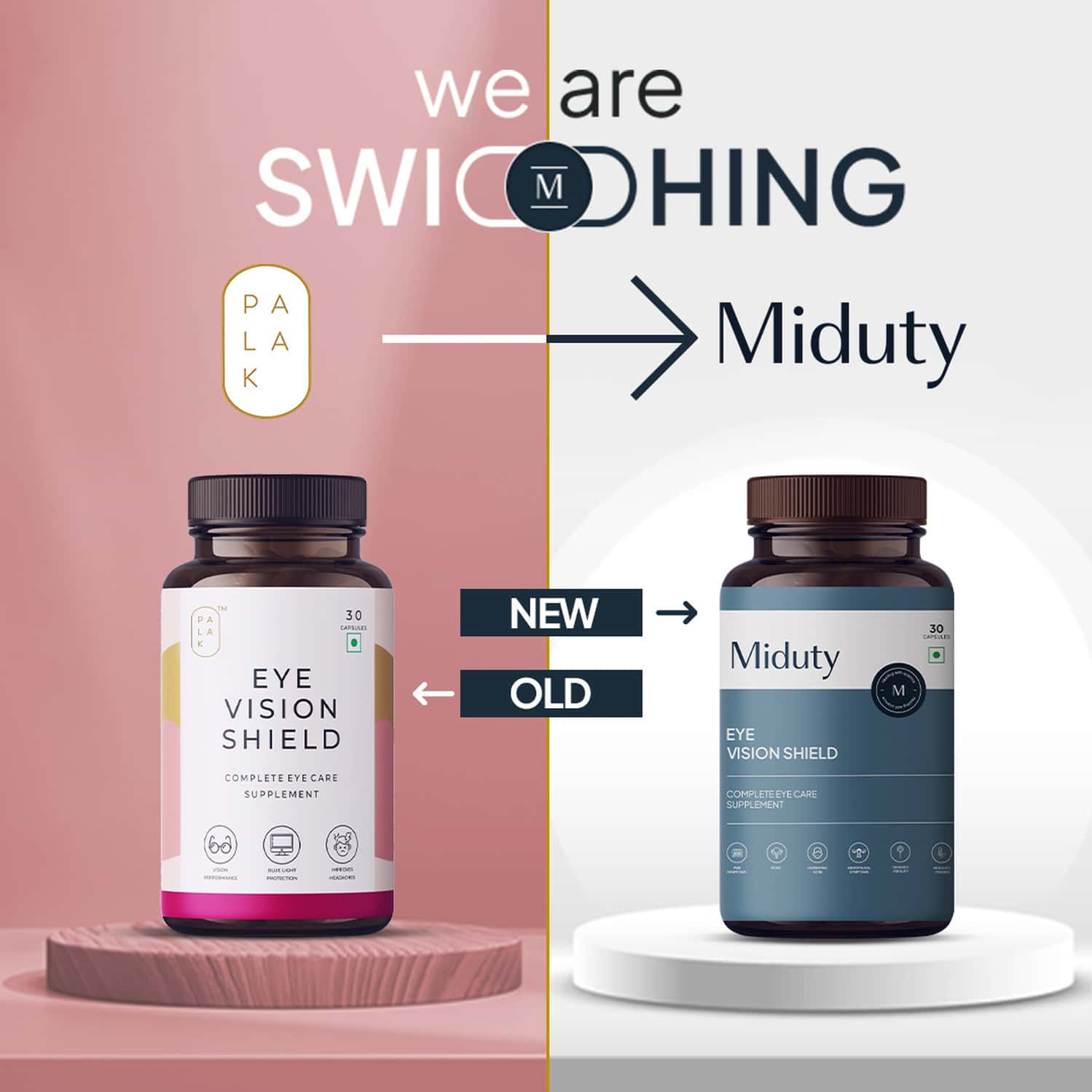 Buy MIDUTY PALAK NOTES EYE VISION SHIELD - SUPPLEMENT DRY EYES - EYE ...