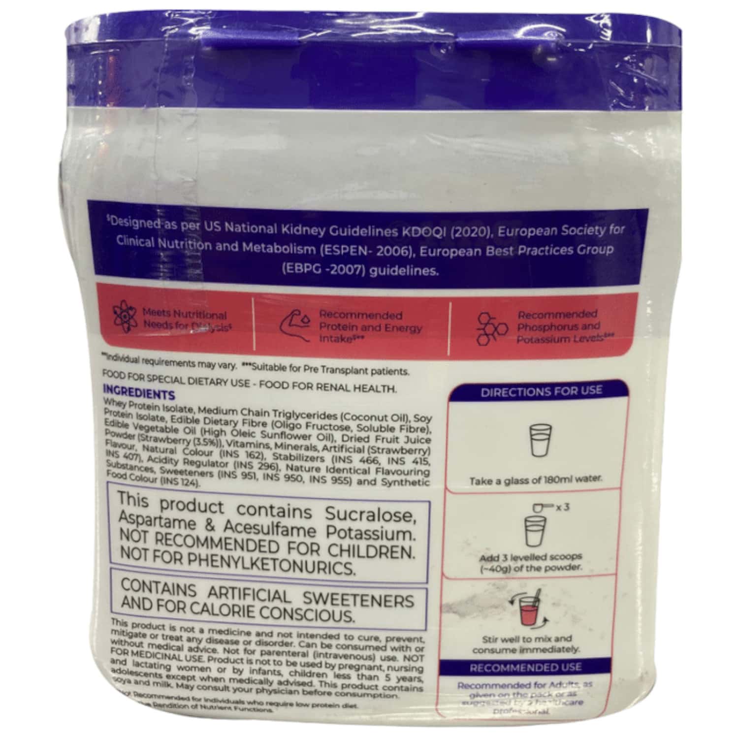 Buy CELEVIDA MAXX DLS STRAWBERRY FLAVOUR JAR OF 200GM ORAL POWDER ...