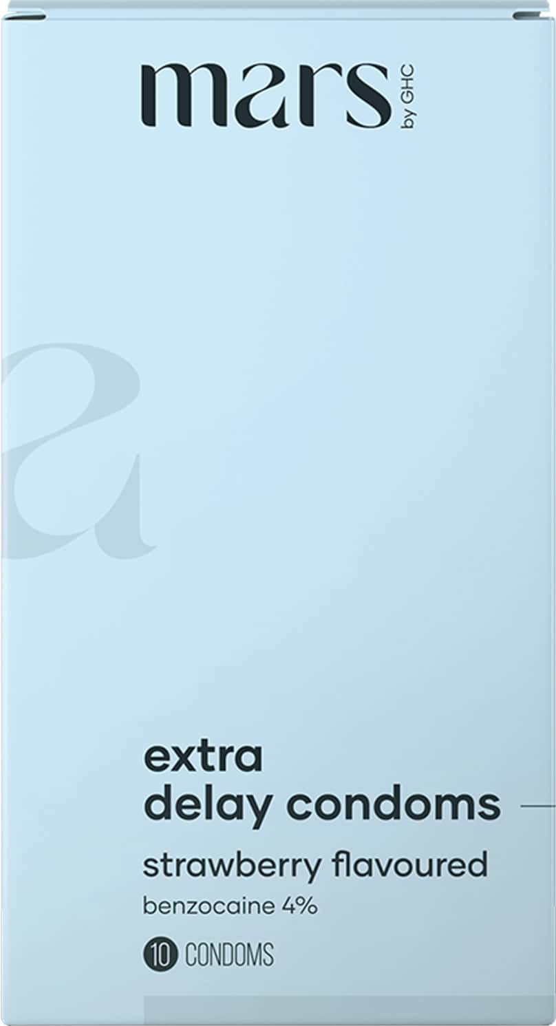 Buy MARS BY GHC EXTRA DELAY STRAWBERRY CONDOMS 10 NO'S Online & Get ...