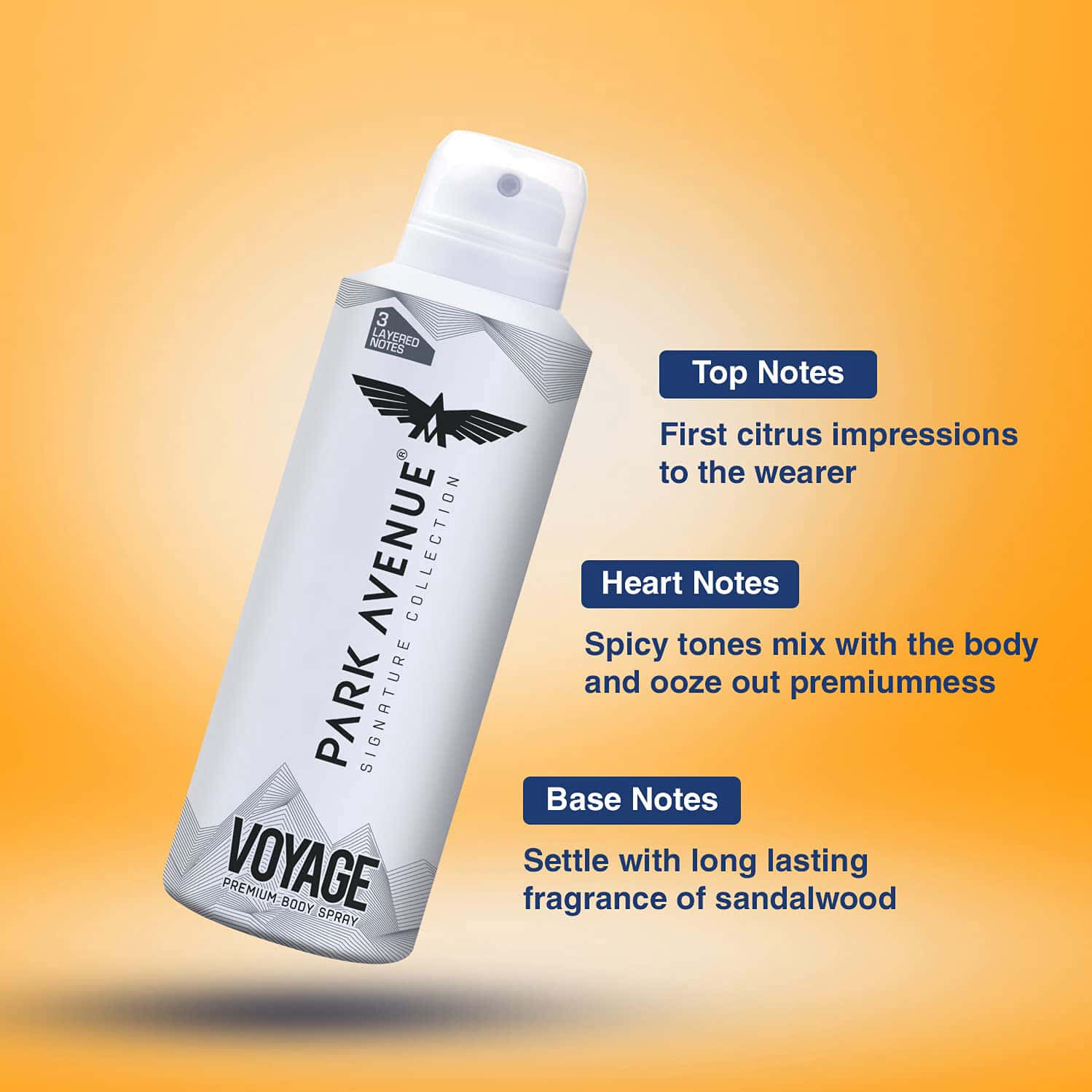 Buy PARK AVENUE SIGNATURE COLLECTION PREMIUM BODYSPRAY FOR MEN2 VOYAGE ...