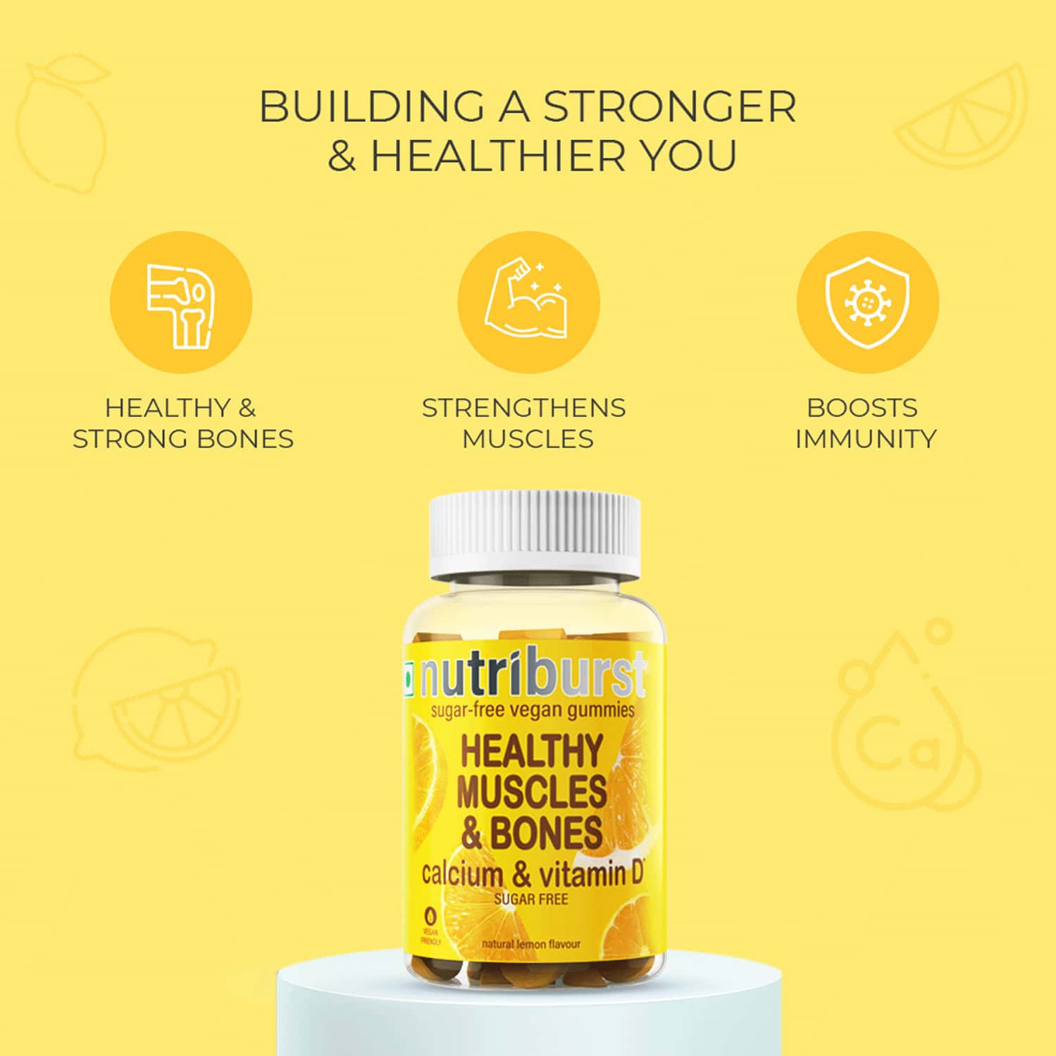 Buy NUTRIBURST SUGAR FREE VEGAN GUMMIES FOR HEALTHY MUSCLES & BONES 60 ...