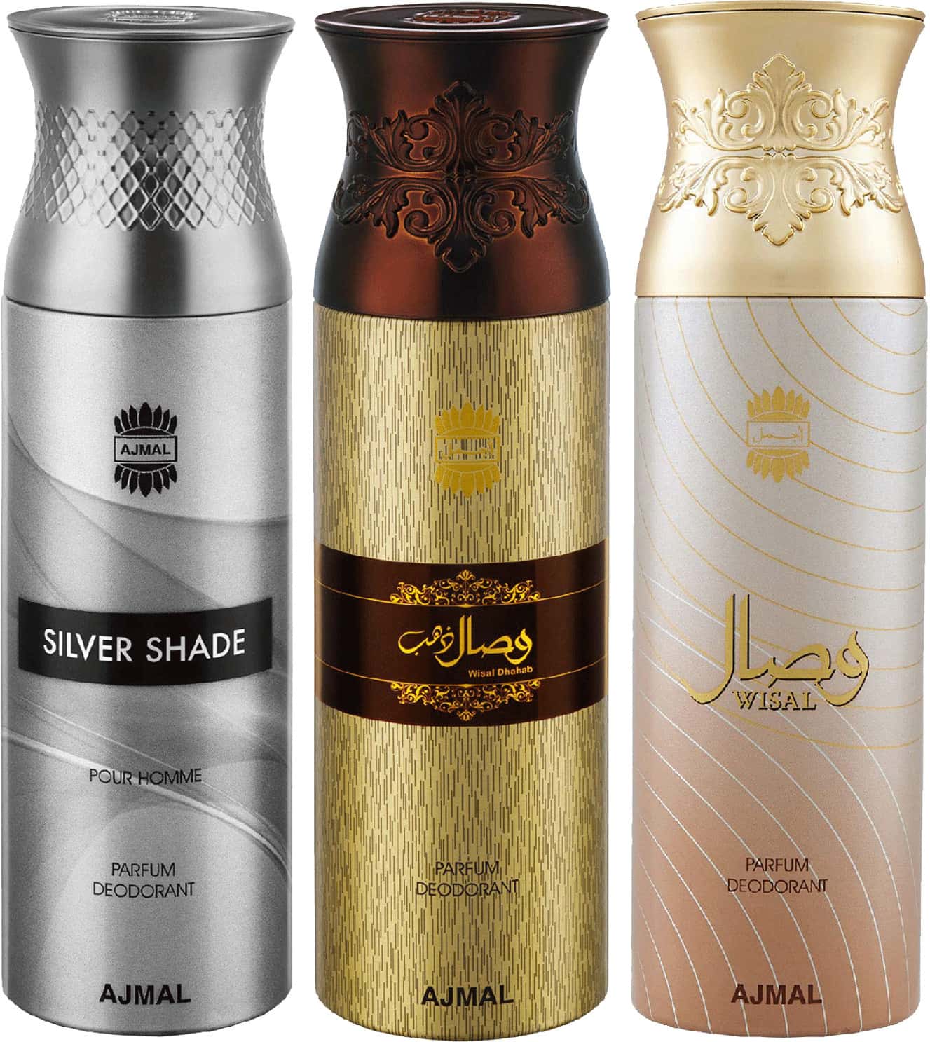 Buy AJMAL SILVER SHADE & SACRED LOVE DEODORANT PERFUME FOR MEN & WOMEN ...