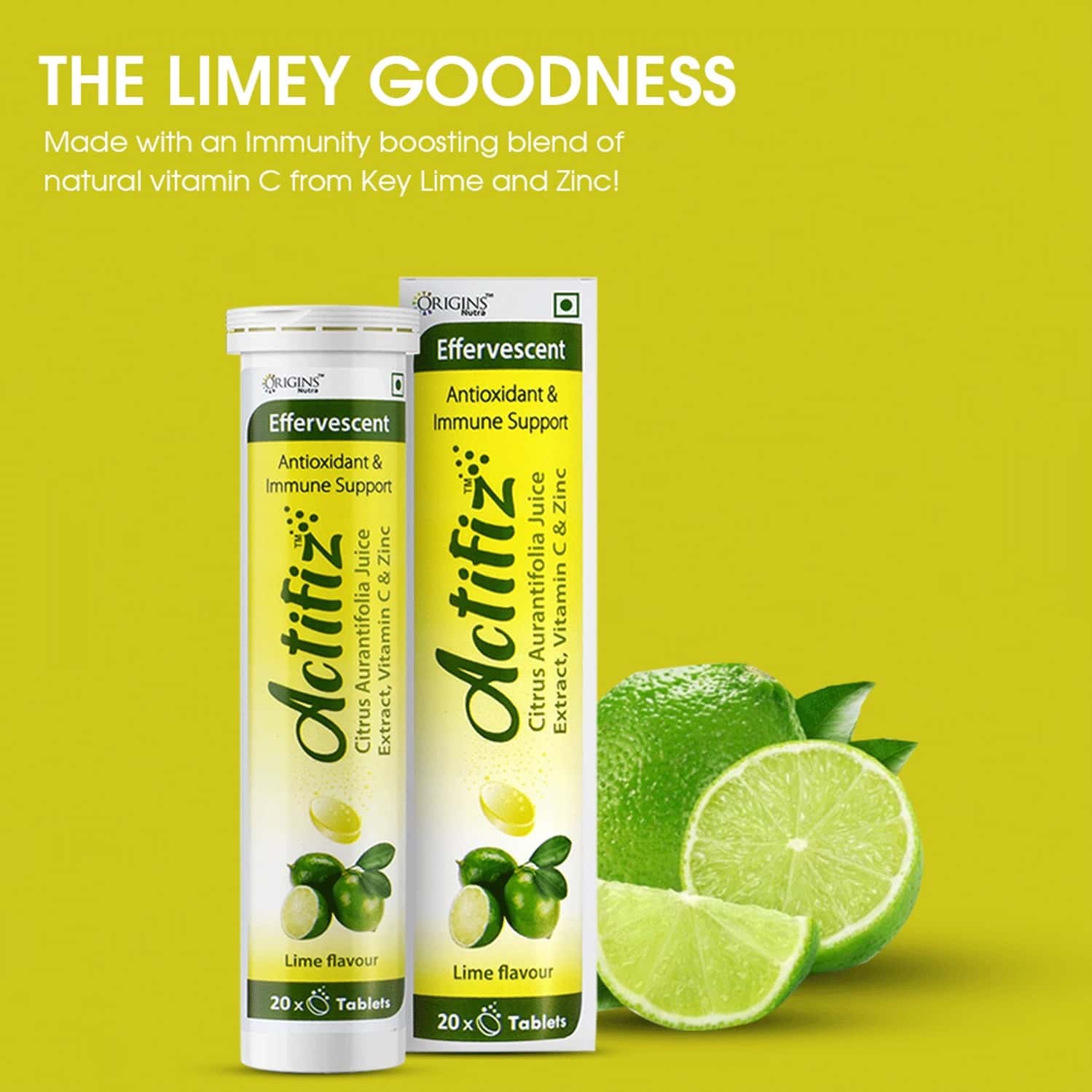 Buy ORIGINS NUTRA ACTIFIZ CITRUS AURANTIFOLIA FRUIT EXTRACT,20 TABLETS ...