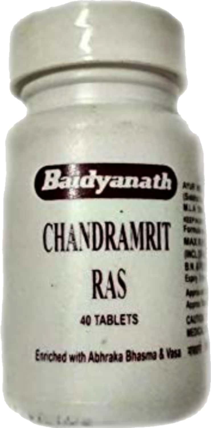 Buy BAIDYANATH CHANDRAMRITA RAS TABLET 40 Online & Get Upto 60% OFF at ...