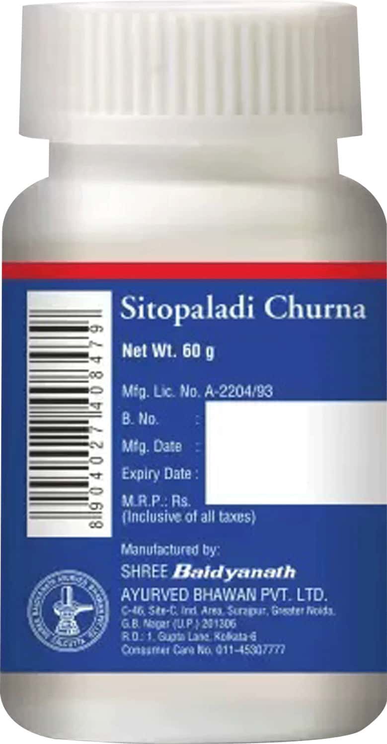 Buy BAIDYANATH SITOPALADI CHURNA FOR HEALTHY RESPIRATORY SYSTEM ...