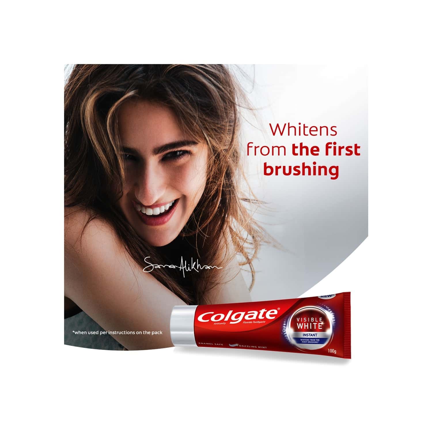 Buy Colgate Visible White Instant Toothpaste - 100gm Online at Flat 18% ...