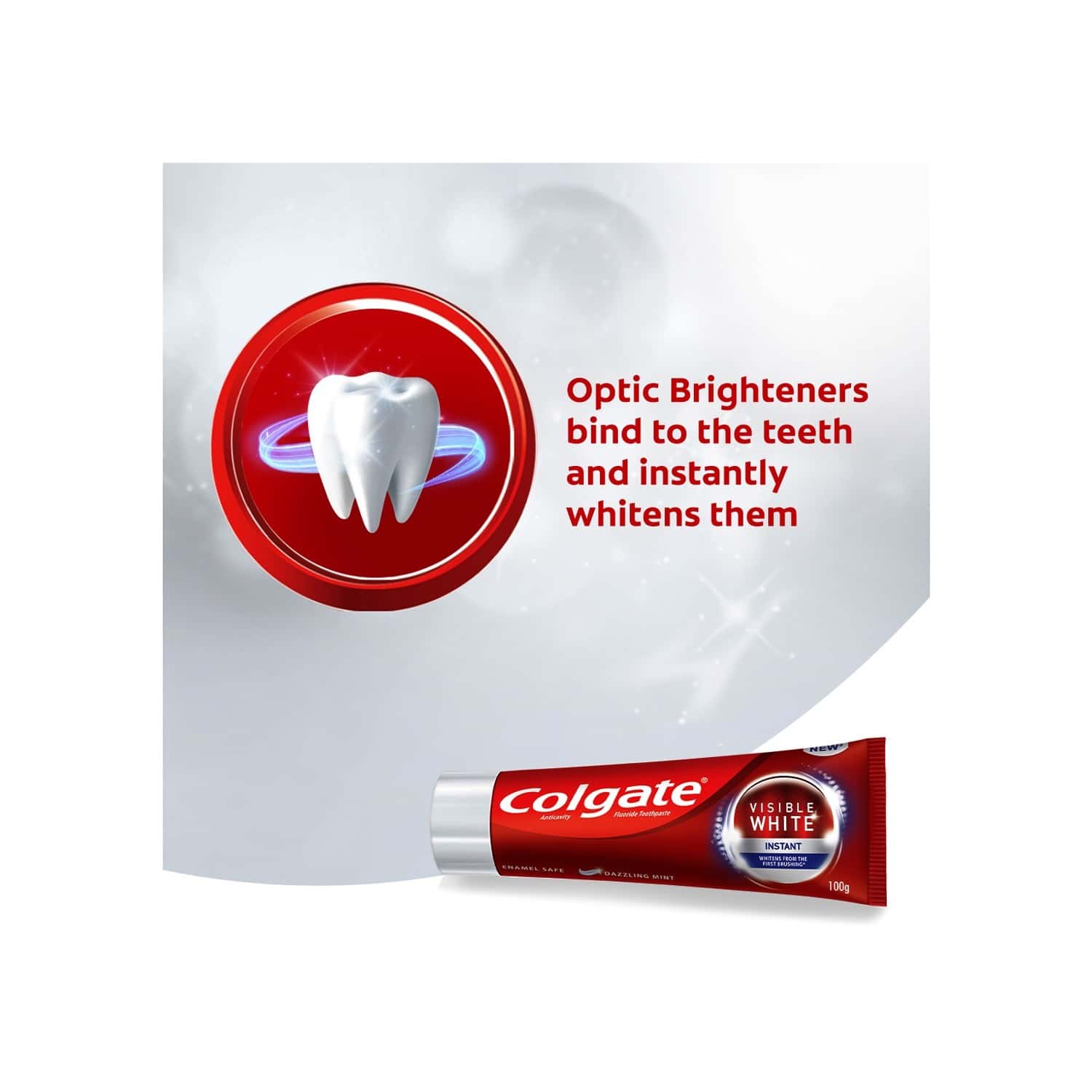 Buy Colgate Visible White Instant Toothpaste - 100gm Online at Flat 18% ...