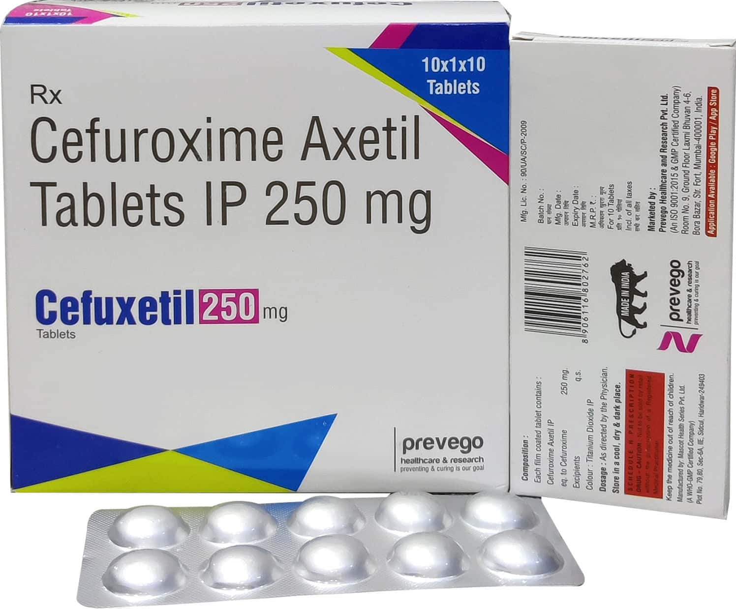 Cefuxetil 250 MG Tablet (10): Uses, Side Effects, Price & Dosage ...