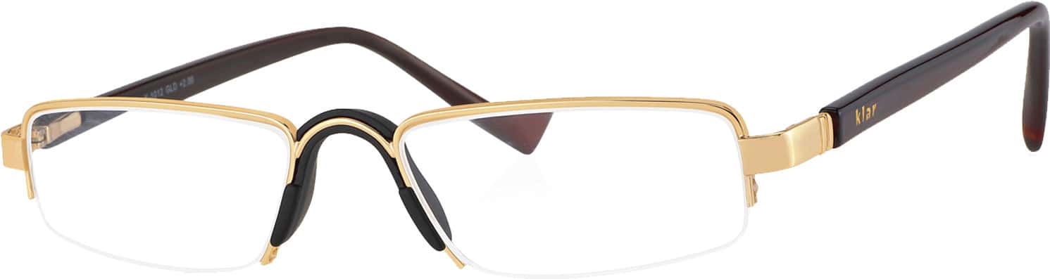 Buy KLAR EYE HALF RIM RECTANGLE READING GLASSES MEN AND WOMEN POWERS 0 buy-klar-eye-half-rim-rectangle-reading-glasses-men-and-women-powers-0