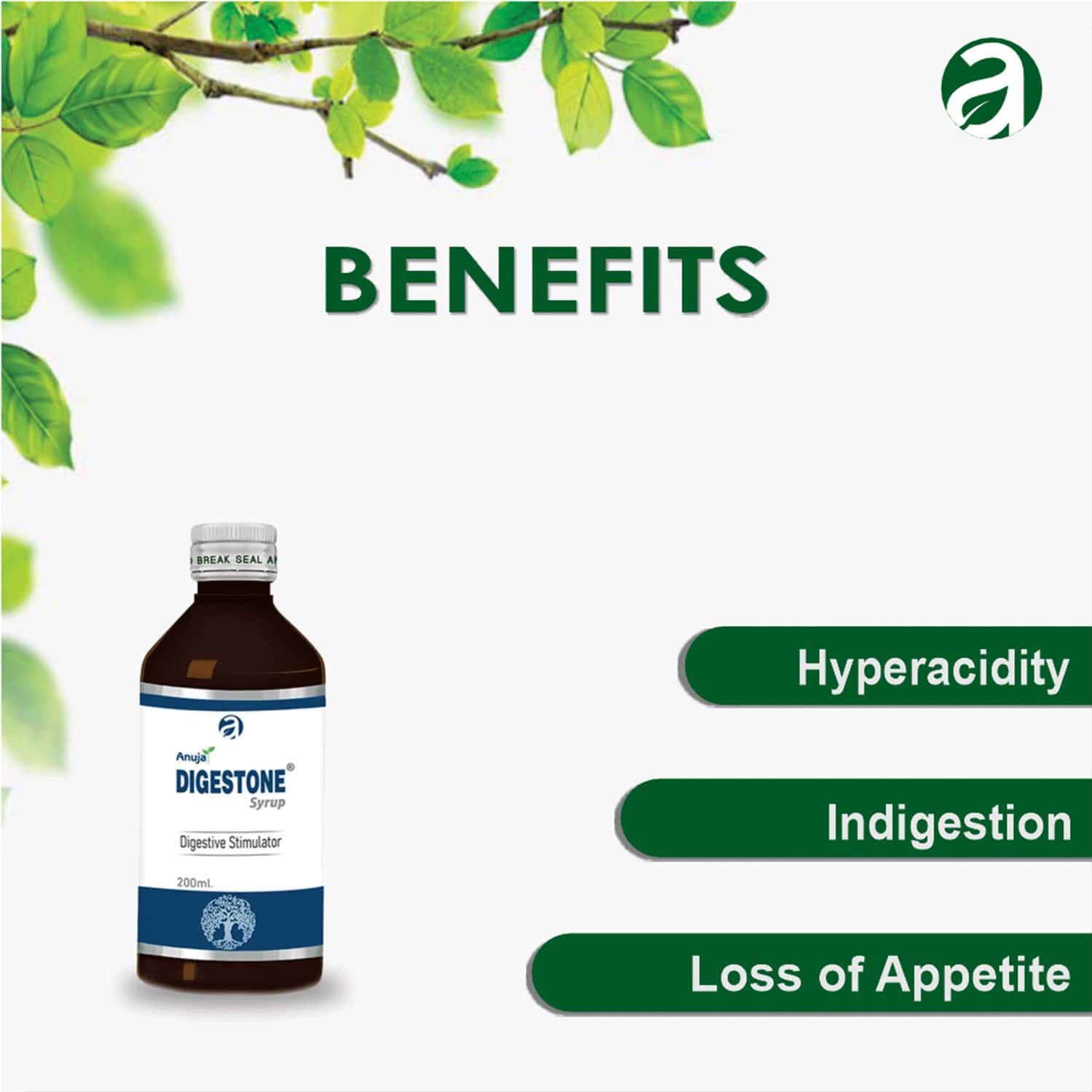 Buy ANUJA DIGESTONE SYRUP - 400 ML Online & Get Upto 60% OFF at PharmEasy