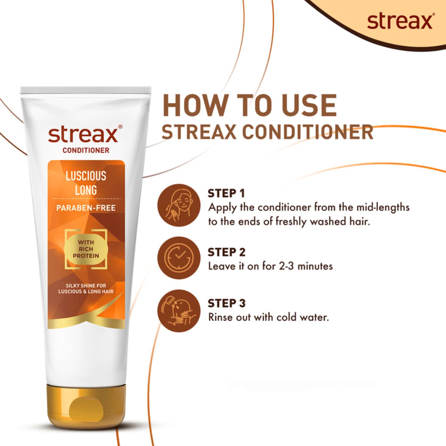 Buy STREAX LUSCIOUS LONG CONDITIONER 240ML Online & Get Upto 60% OFF at ...