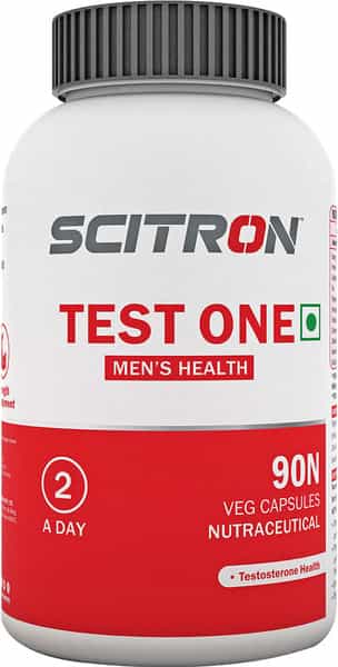 Buy SCITRON TEST ONE (MEN'S HEALTH, TESTOSTERONE HEALTH, VITALITY ...