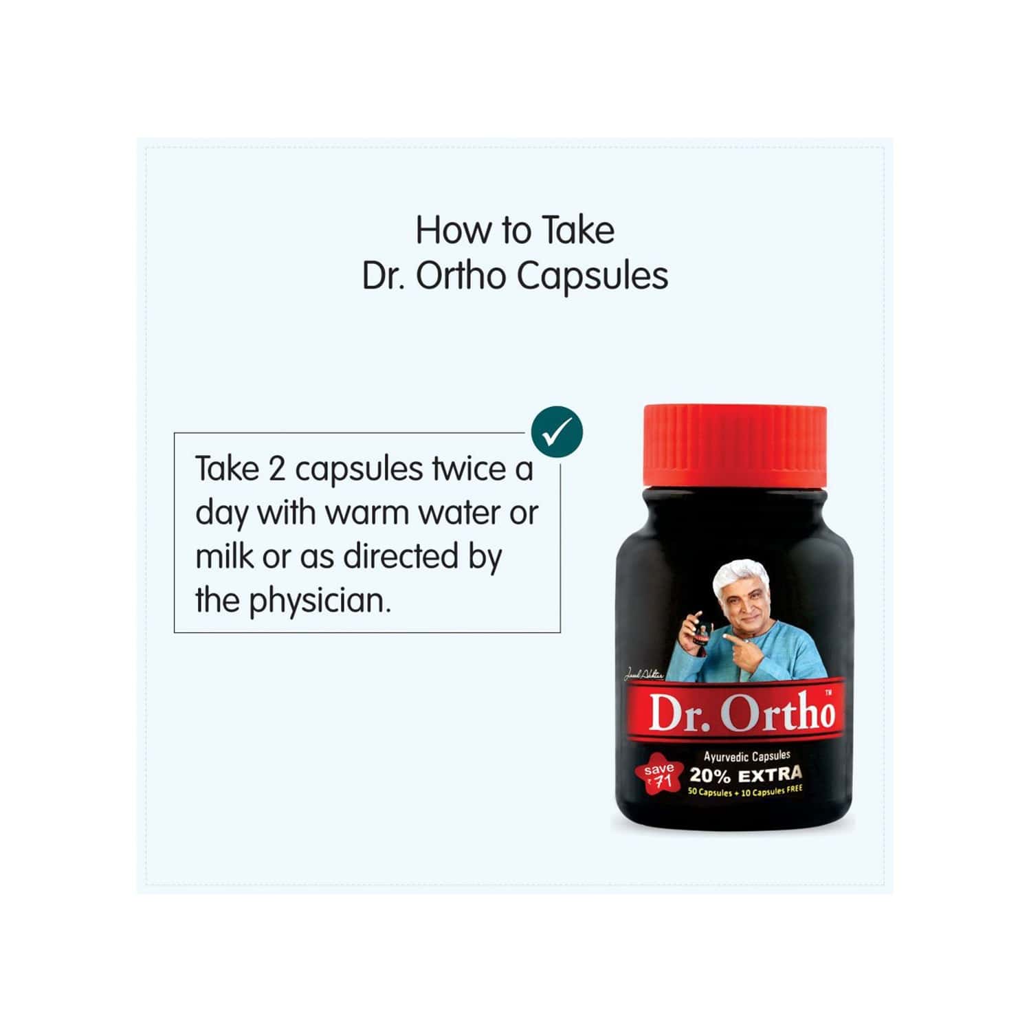 Buy DR ORTHO CAPSULE 50 Online & Get Upto 60% OFF at PharmEasy