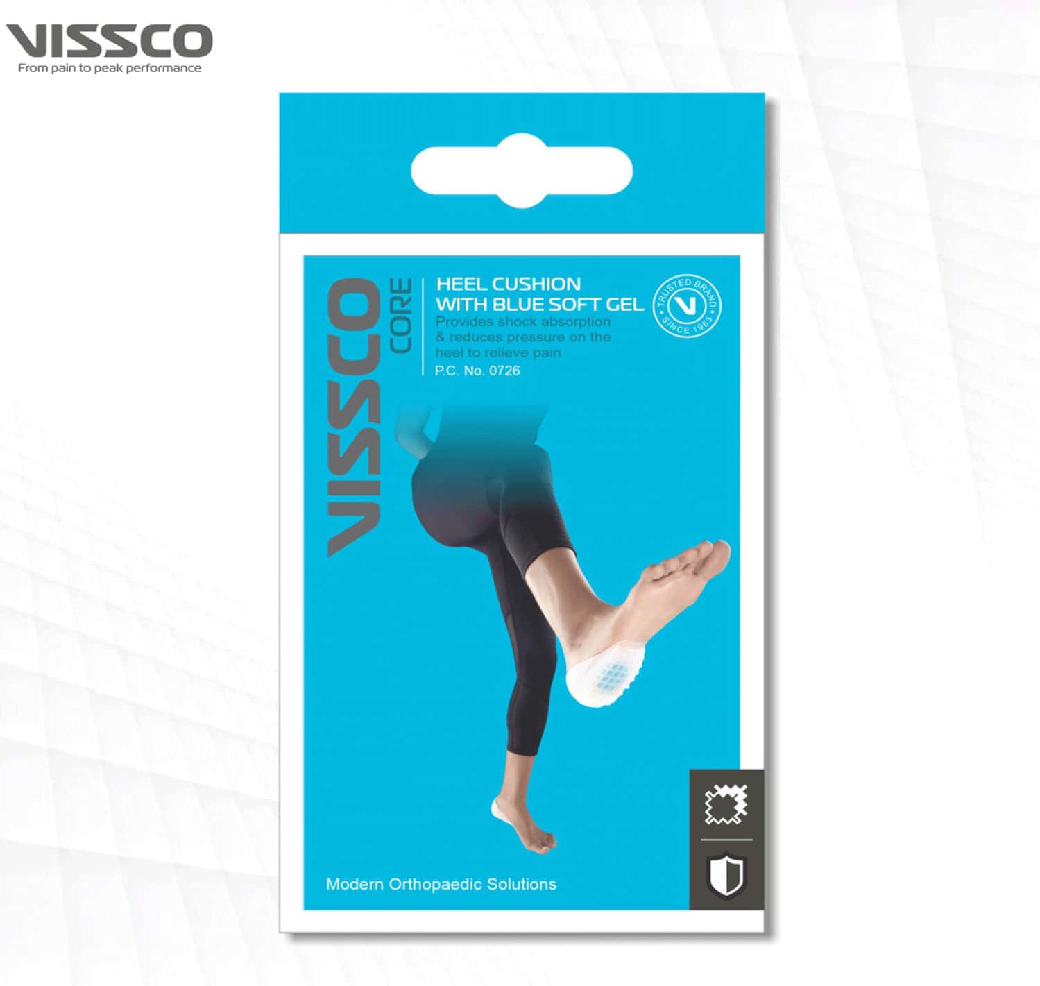 Buy VISSCO HEEL CUSHION WITH BLUE SPOT | PROVIDES SHOCK ABSORPTION ...