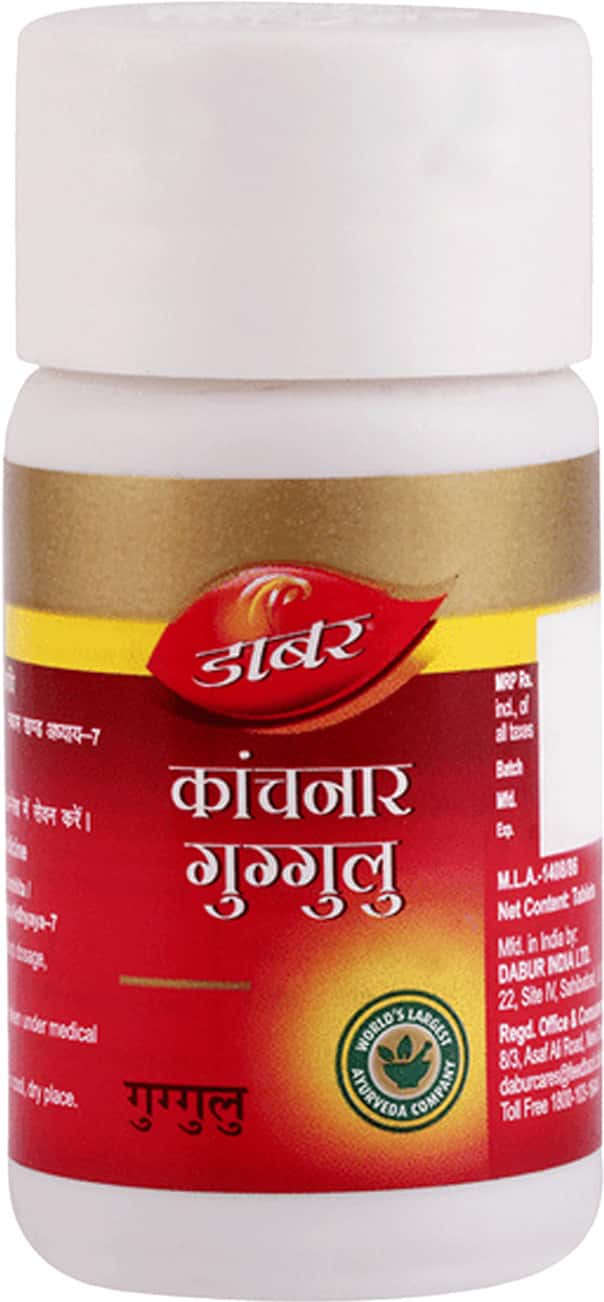 Buy DABUR KANCHNAR GUGGULU TABLET 40 Online & Get Upto 60% OFF at PharmEasy