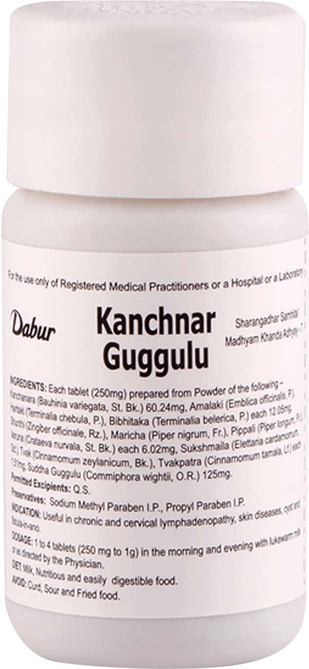 Buy DABUR KANCHNAR GUGGULU TABLET 40 Online & Get Upto 60% OFF at PharmEasy