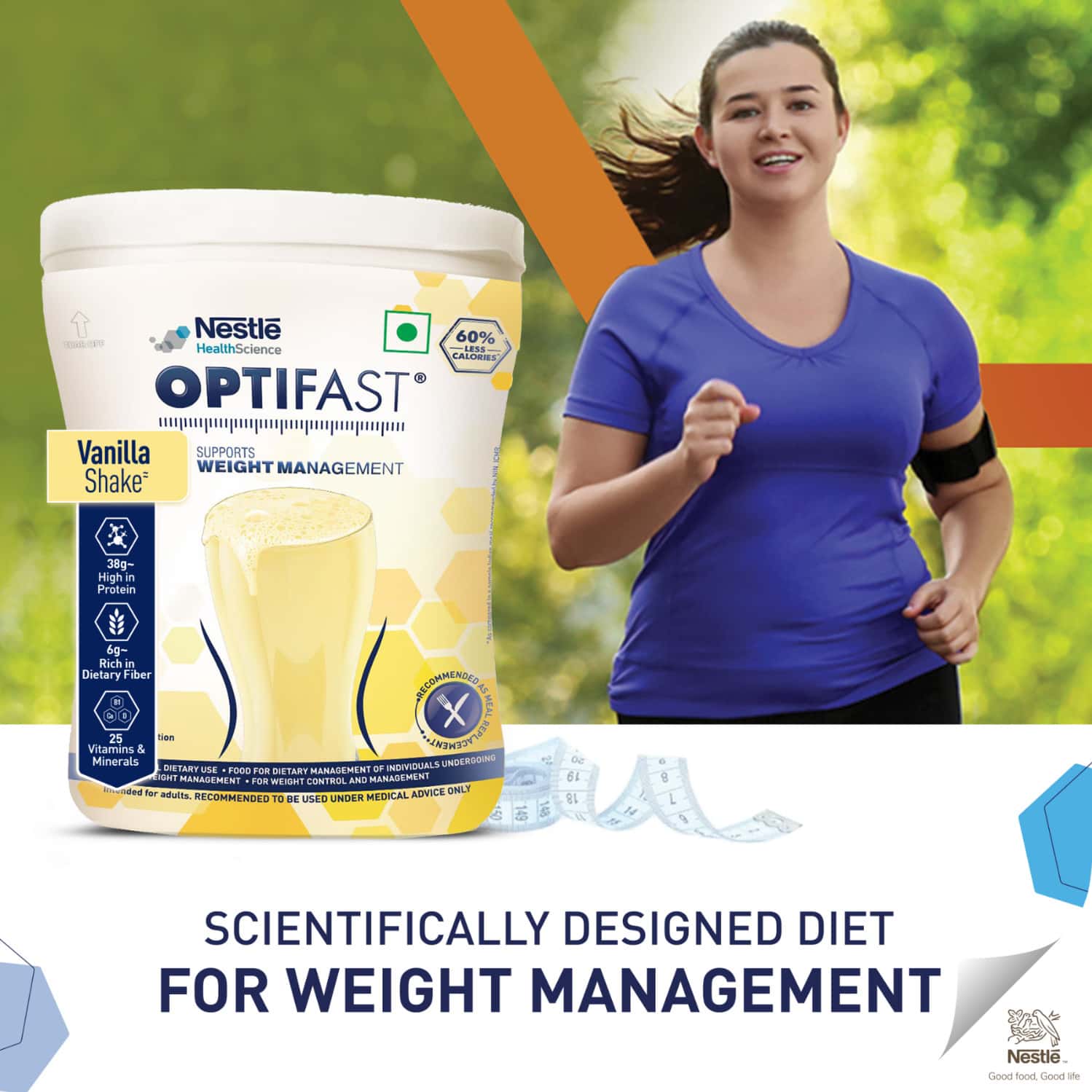 Buy NESTLE OPTIFAST SCIENTIFICALLY DESIGNED WEIGHT LOSS DIET 400G PET ...