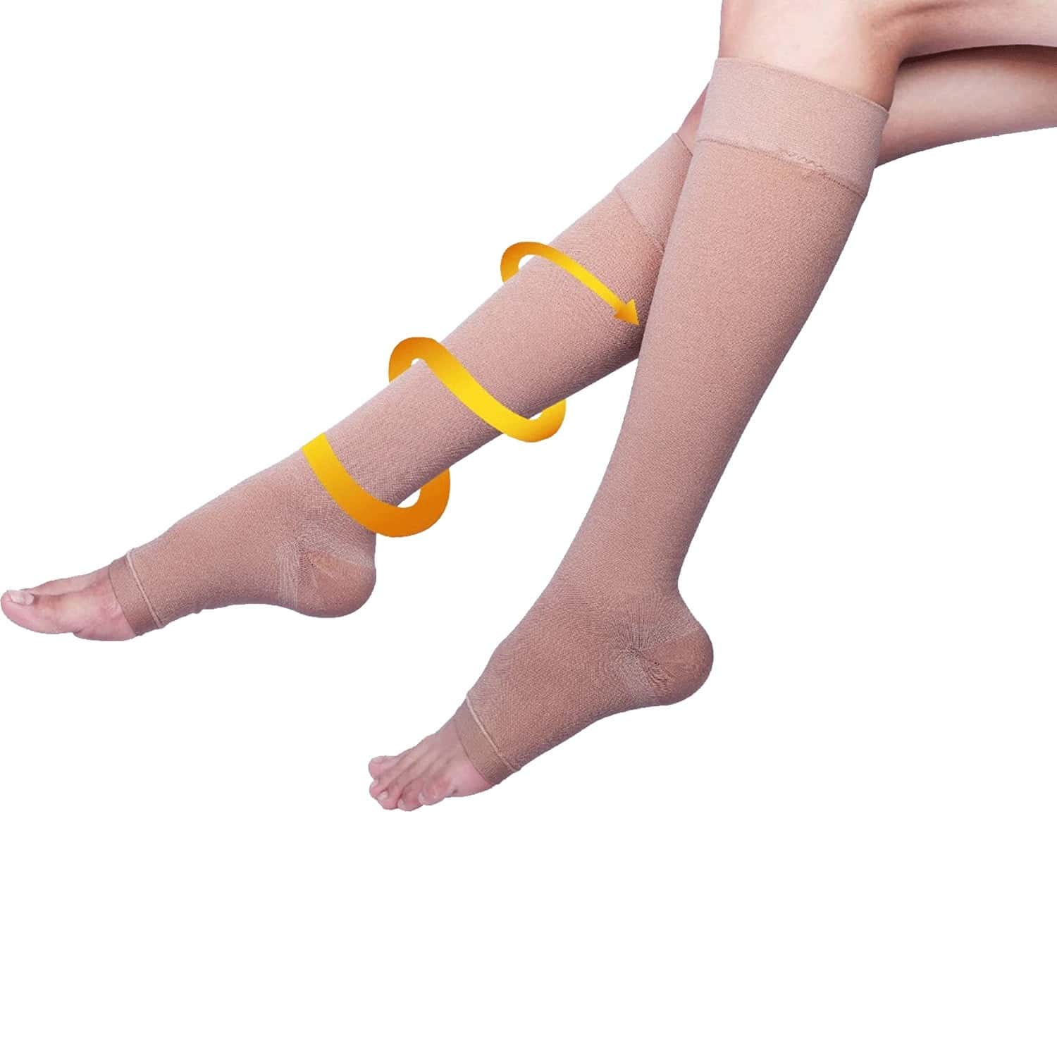 Buy TYNOR I 16 COMPRESSION STOCKING BELOW KNEE PAIR SIZE LARGE (LATEX ...