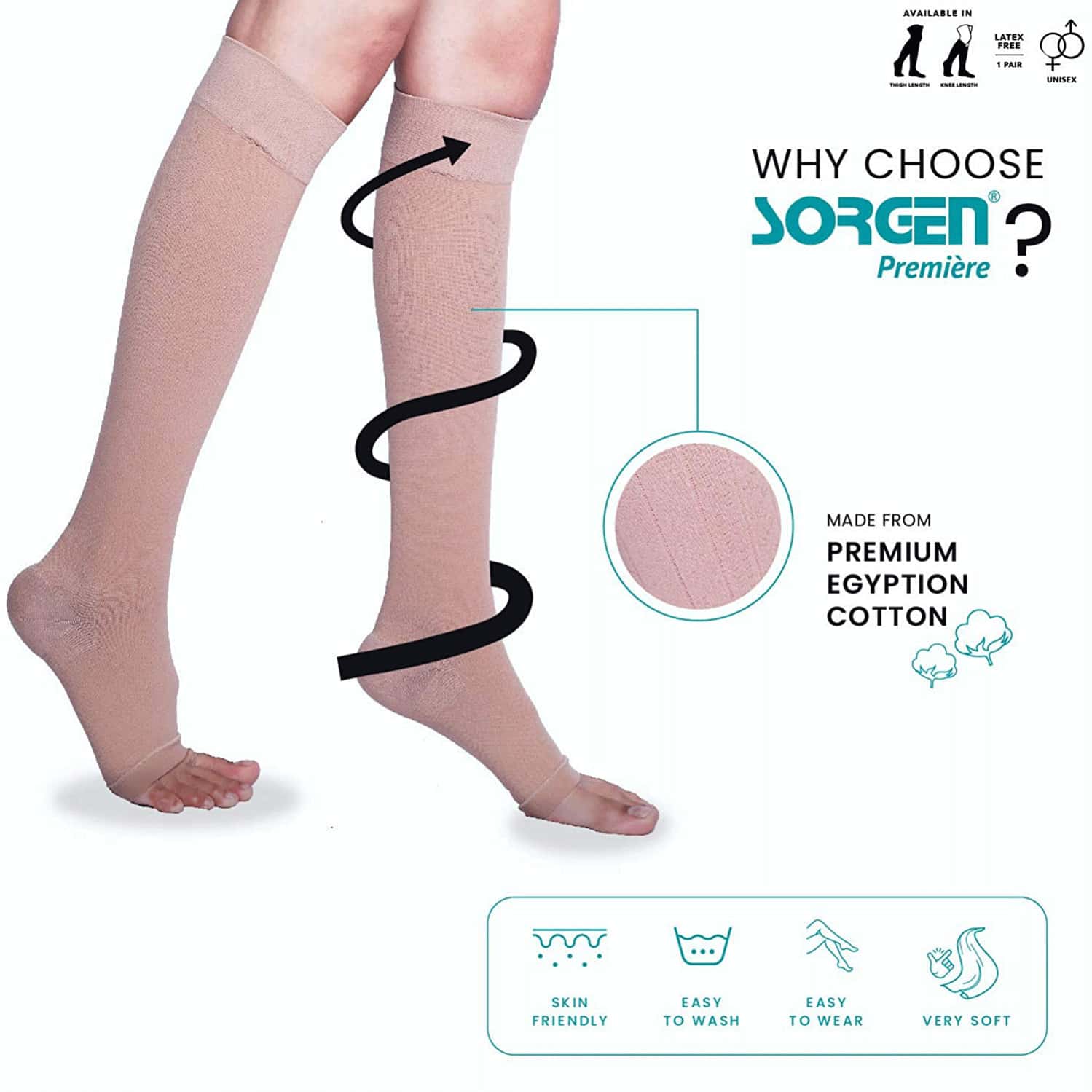 Buy SORGEN PREMIERE COMPRESSION STOCKINGS CLASS II AD LARGE Online ...