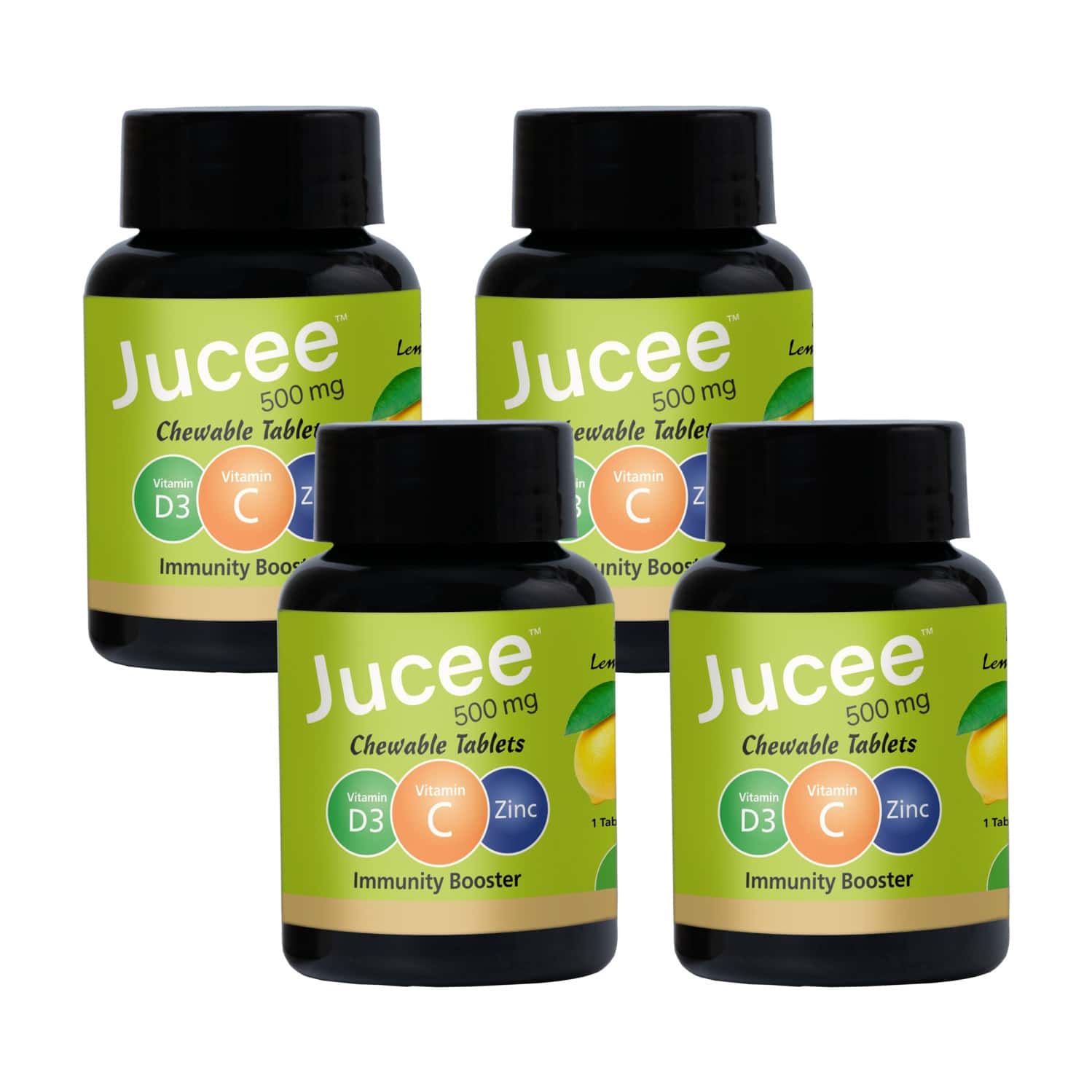 Buy JUCEE CHEWABLE TABLETS 60 CAPS | VITAMINS & ZINC | LEMON FLAVOUR ...